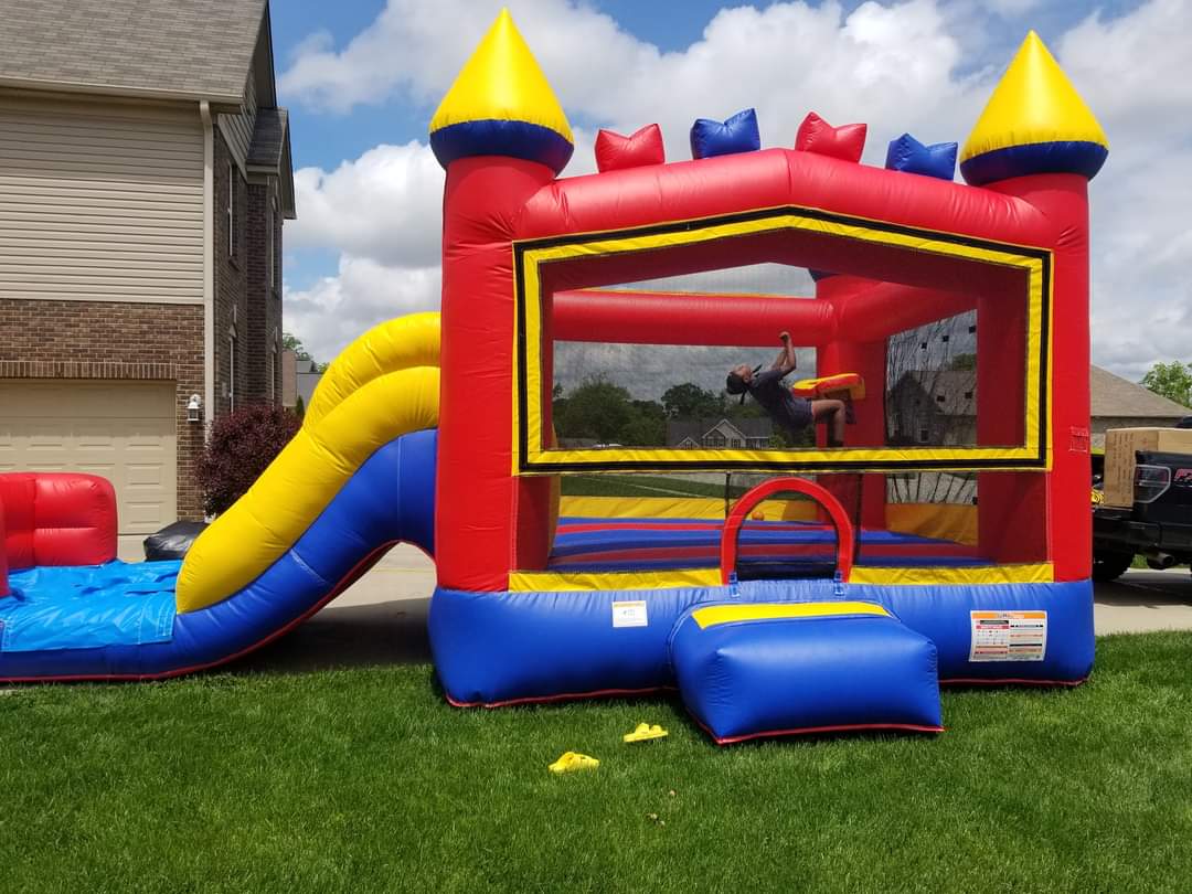 Basketball Waterslide Moonwalk Combo Rental | Cincinnati & Dayton