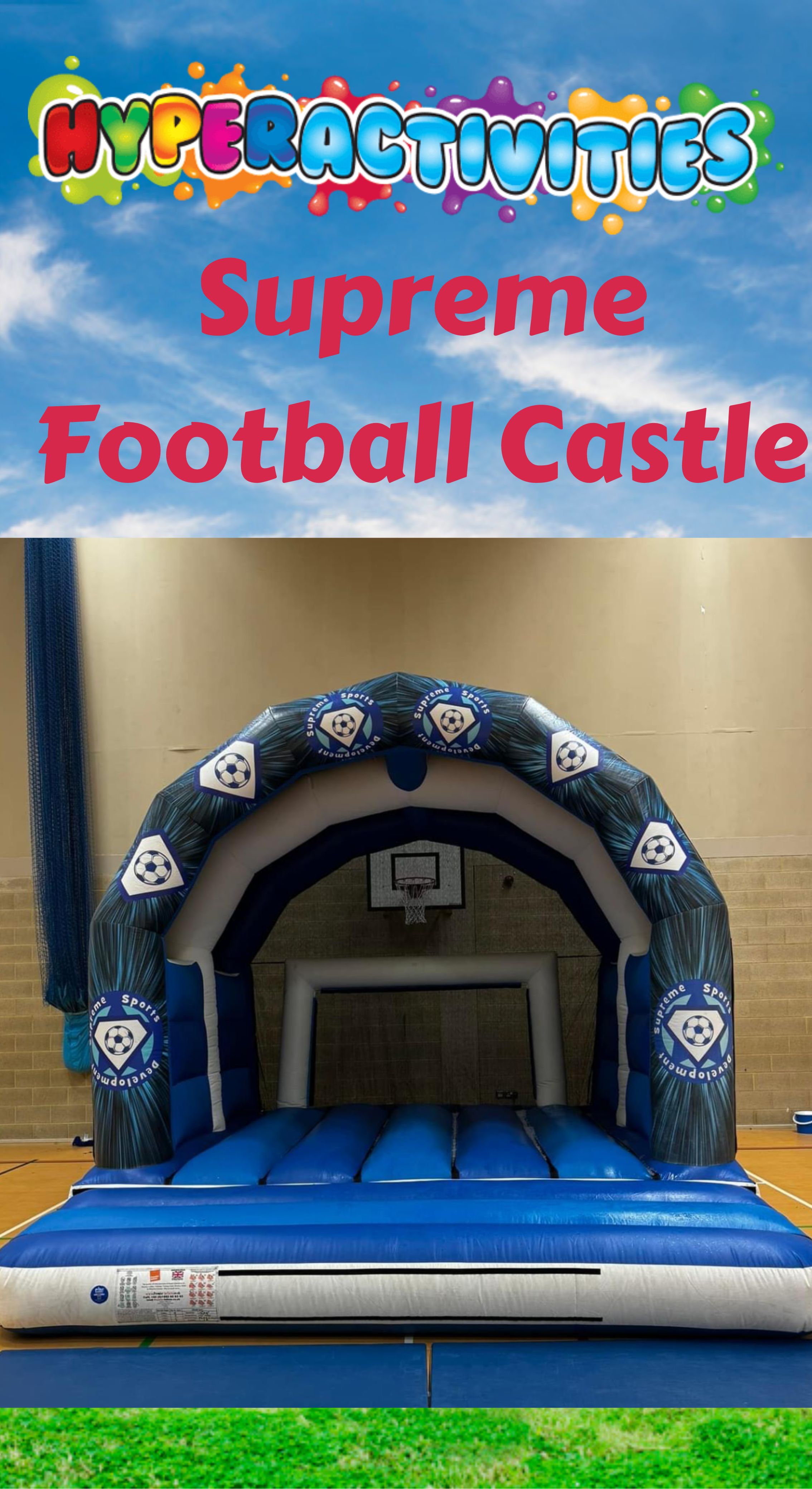 Supreme Football Castle - Bouncy Castle Hire in Norfolk, Norwich ...