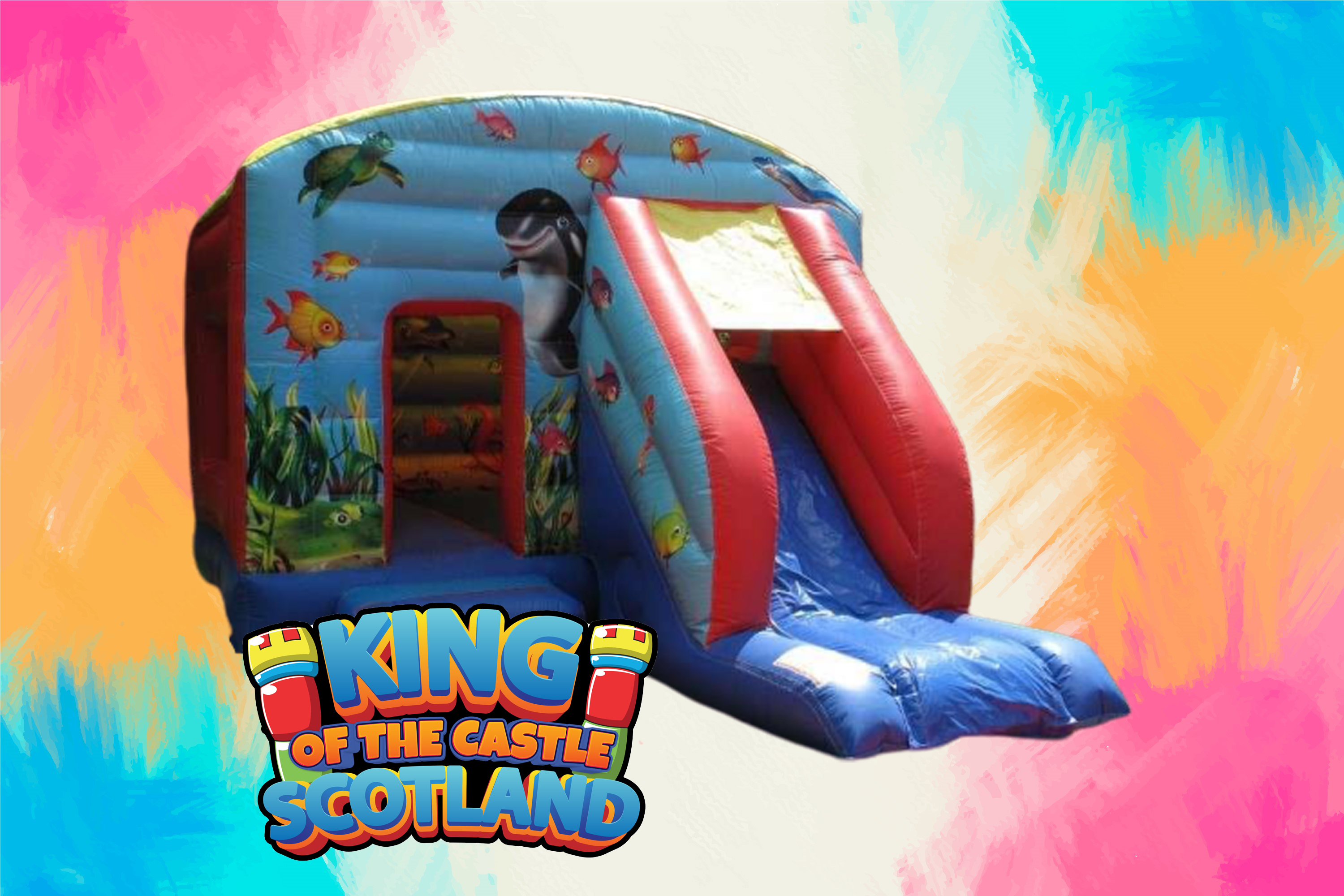 Bouncy Castle Slides (Combo) - Hire in Edinburgh, East Lothian, West ...