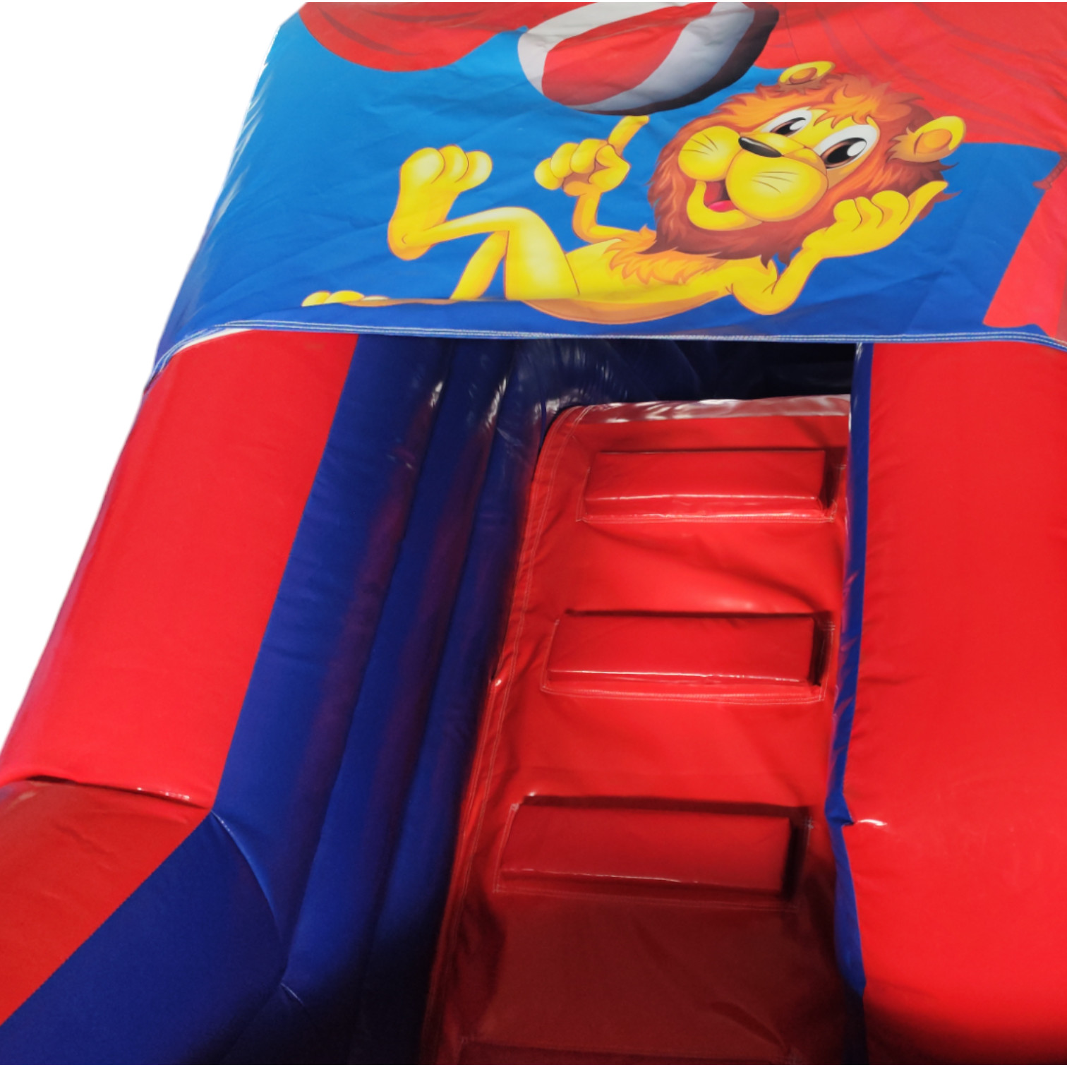 BBOL-116 - 15x15x6.5ft - Playpark - (Red & Blue Circus) - Bouncy Castle ...