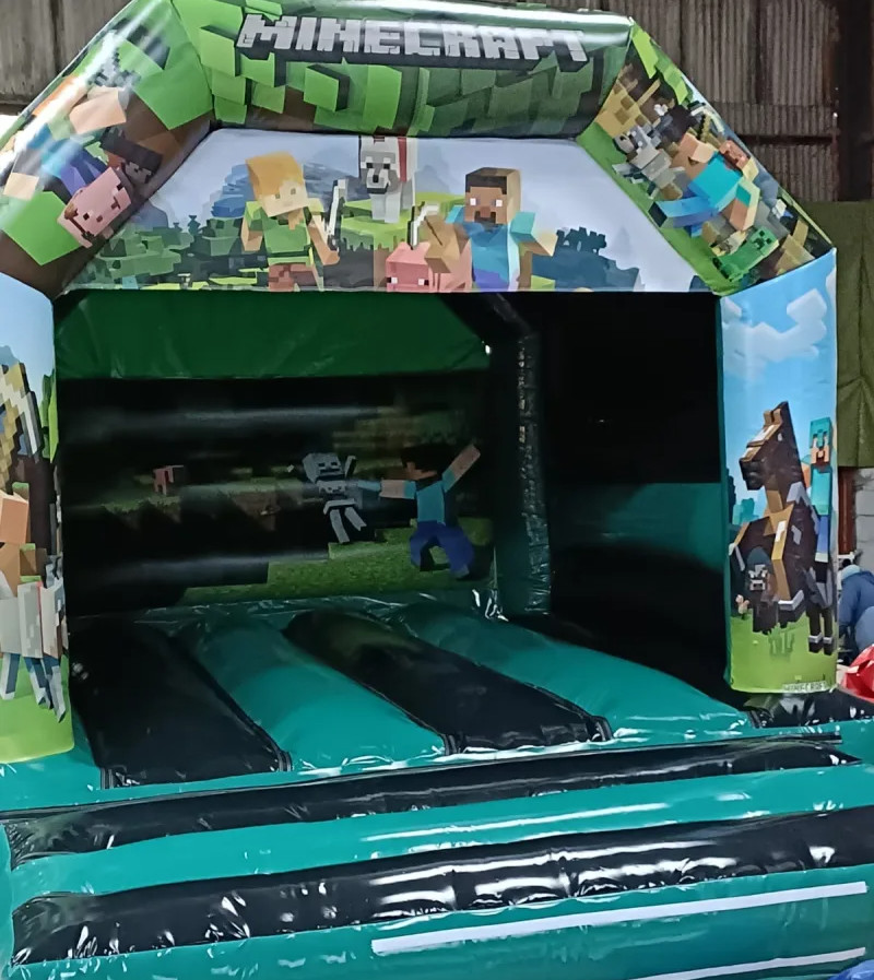 Minecraft Bouncy Castle | Liverpool, Widnes & Runcorn
