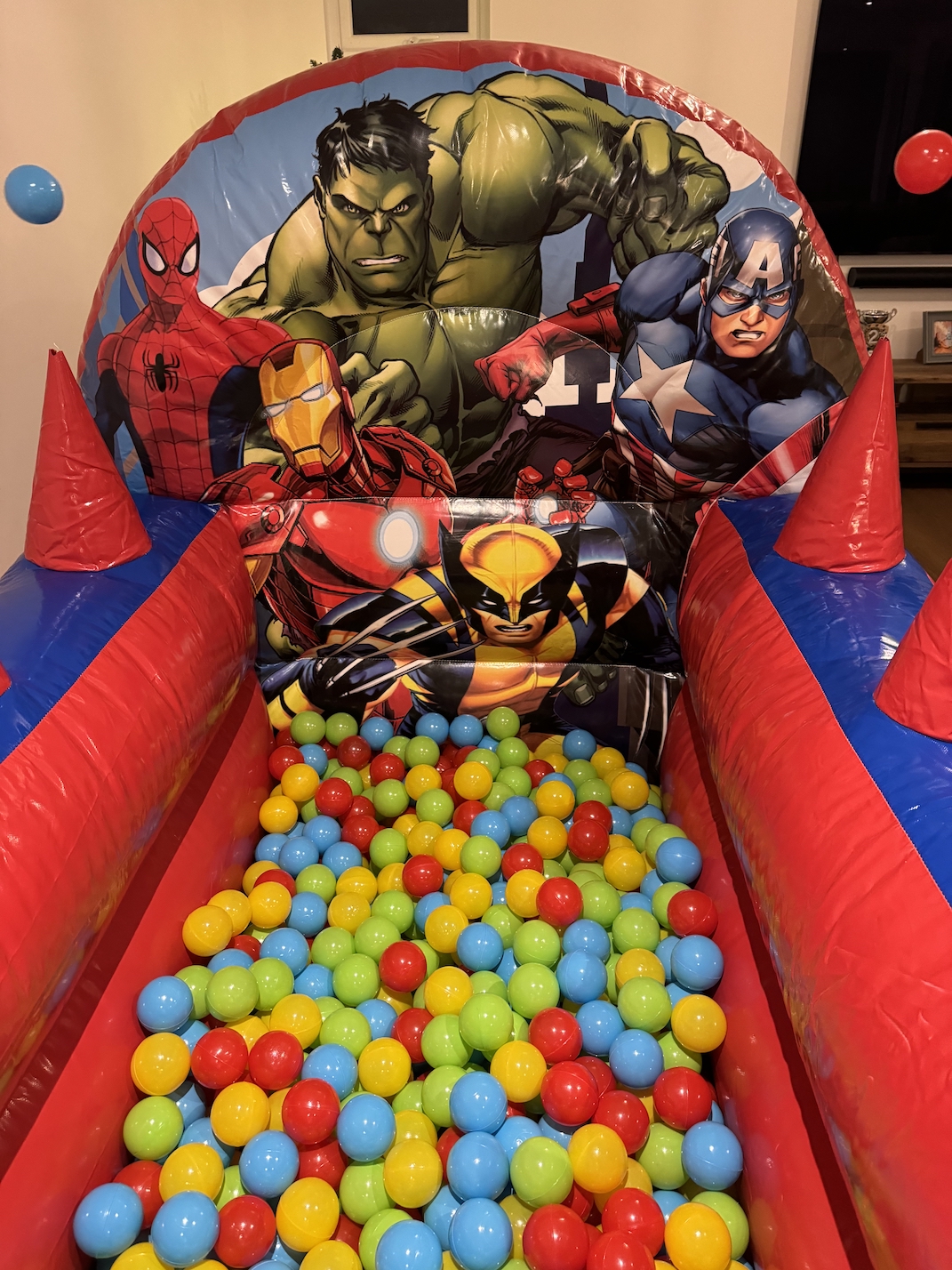 Superhero Ball Pit Hire in Barnstaple, North Devon