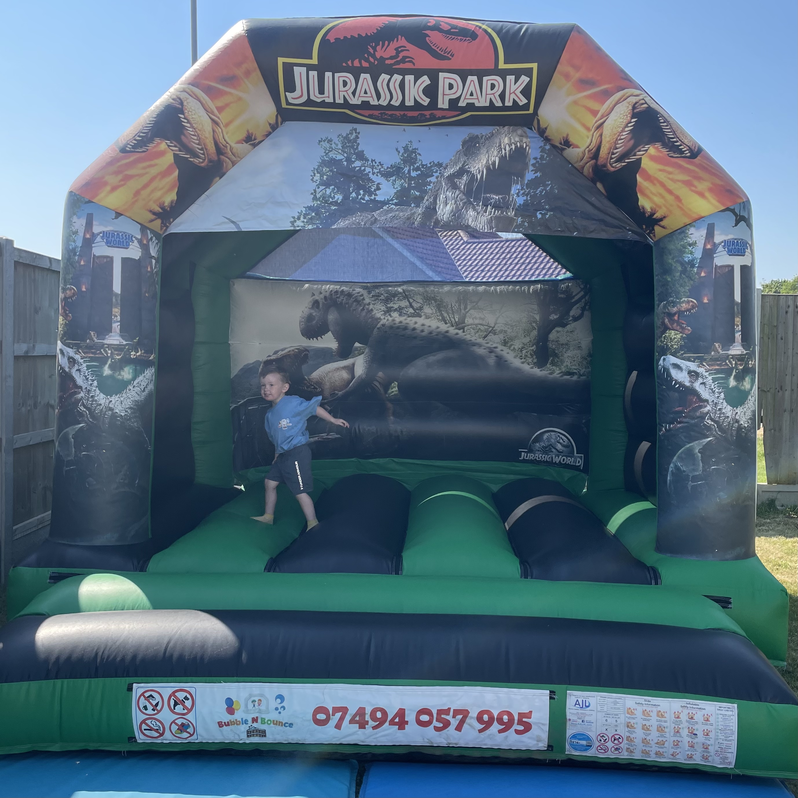 12ft x 12ft Jurassic park bouncy castle - Hire in Colchester, Ipswich ...