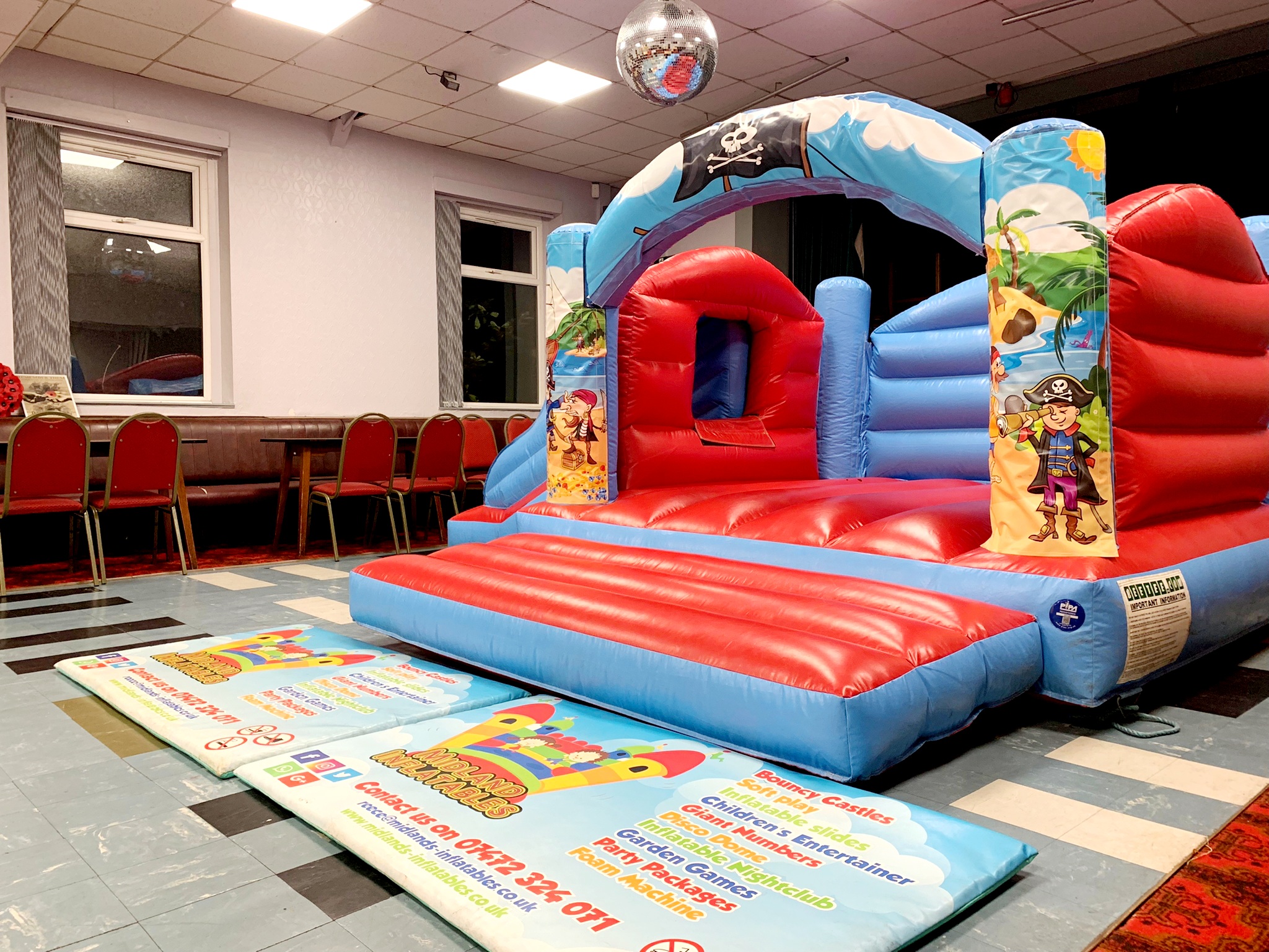 Pirate Bounce and Slide Combo Bouncy Castle (12x10ft) - Bouncy Castle ...