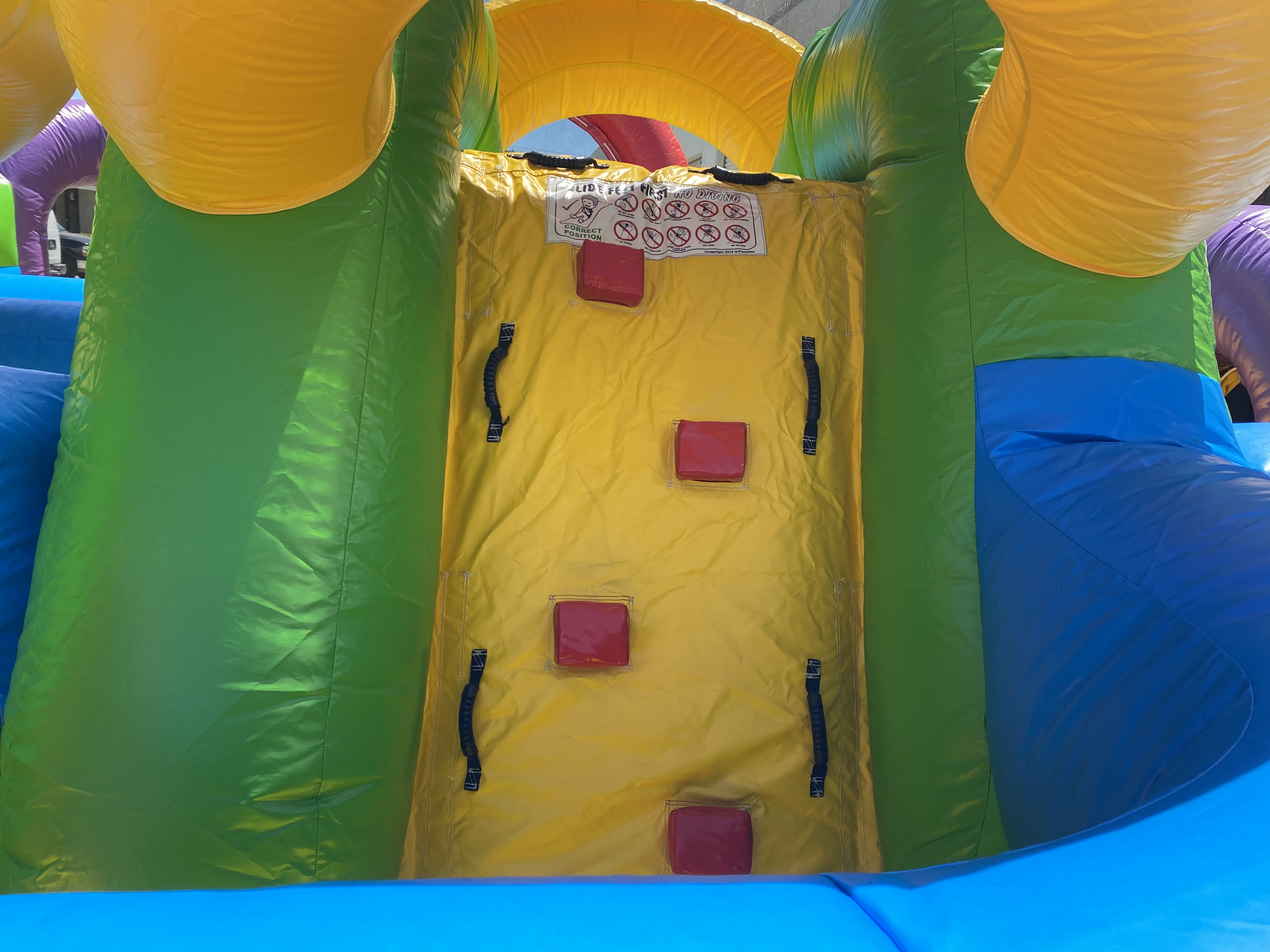 Wacky World Inflatable Obstacle Course for rent Sacramento
