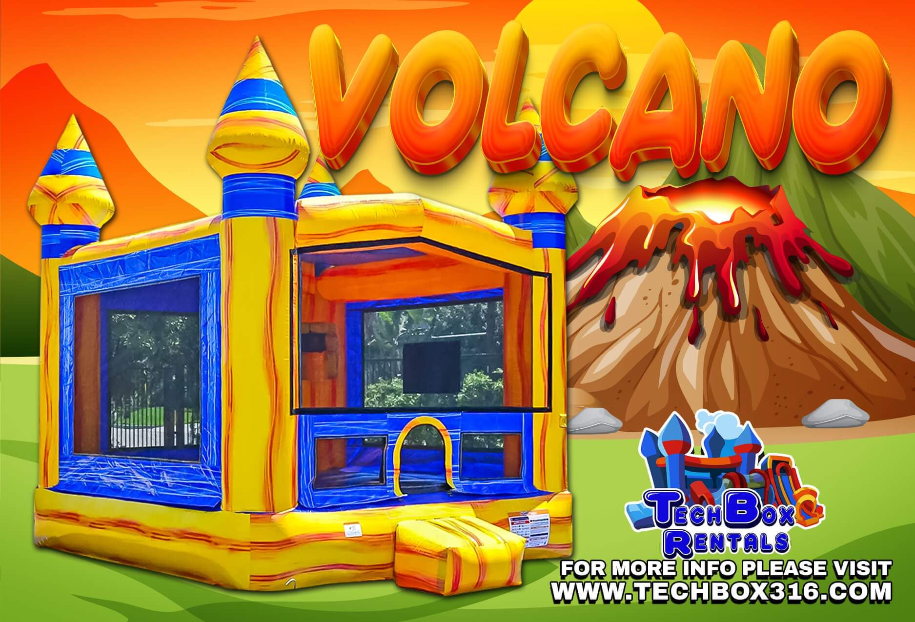 The Volcano - Hire in Kansas | Techbox Rentals