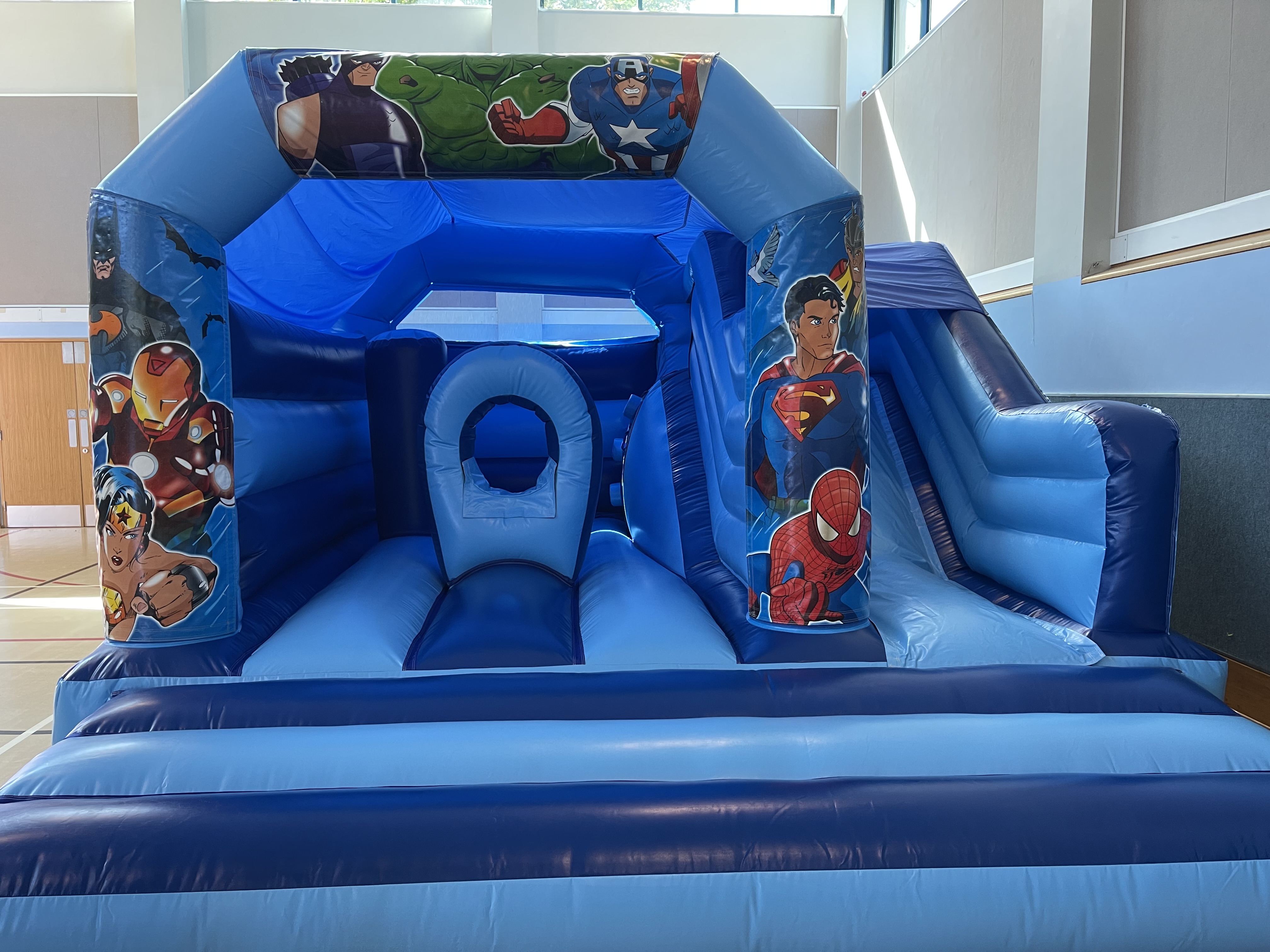 Marvel Superheroes Themed Castle - Bouncy Castle, Party Hire, Bucking ...