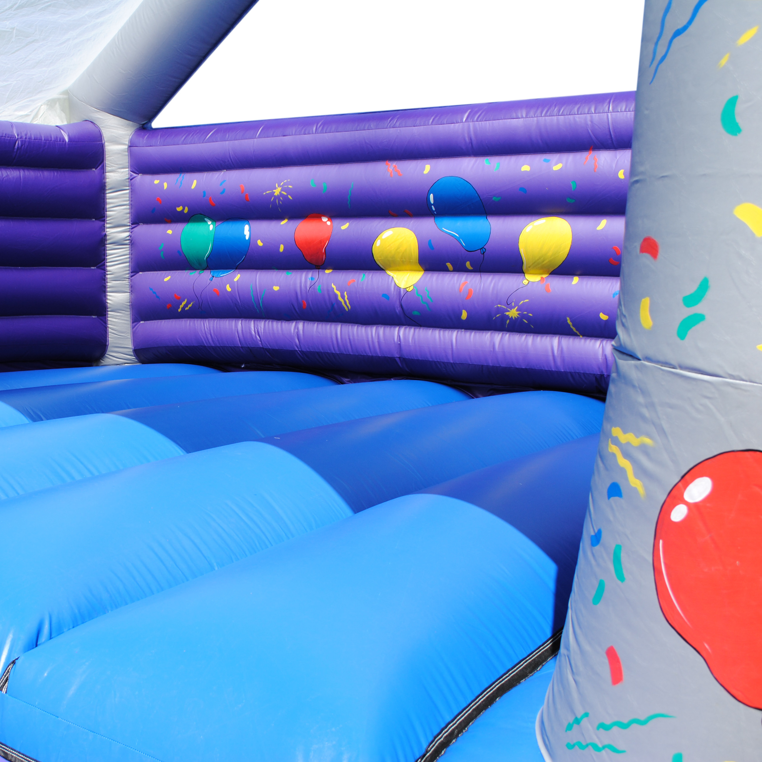 20 x 20ft Celebration Balloon Party Castle - JV Bouncy Castle Hire ...