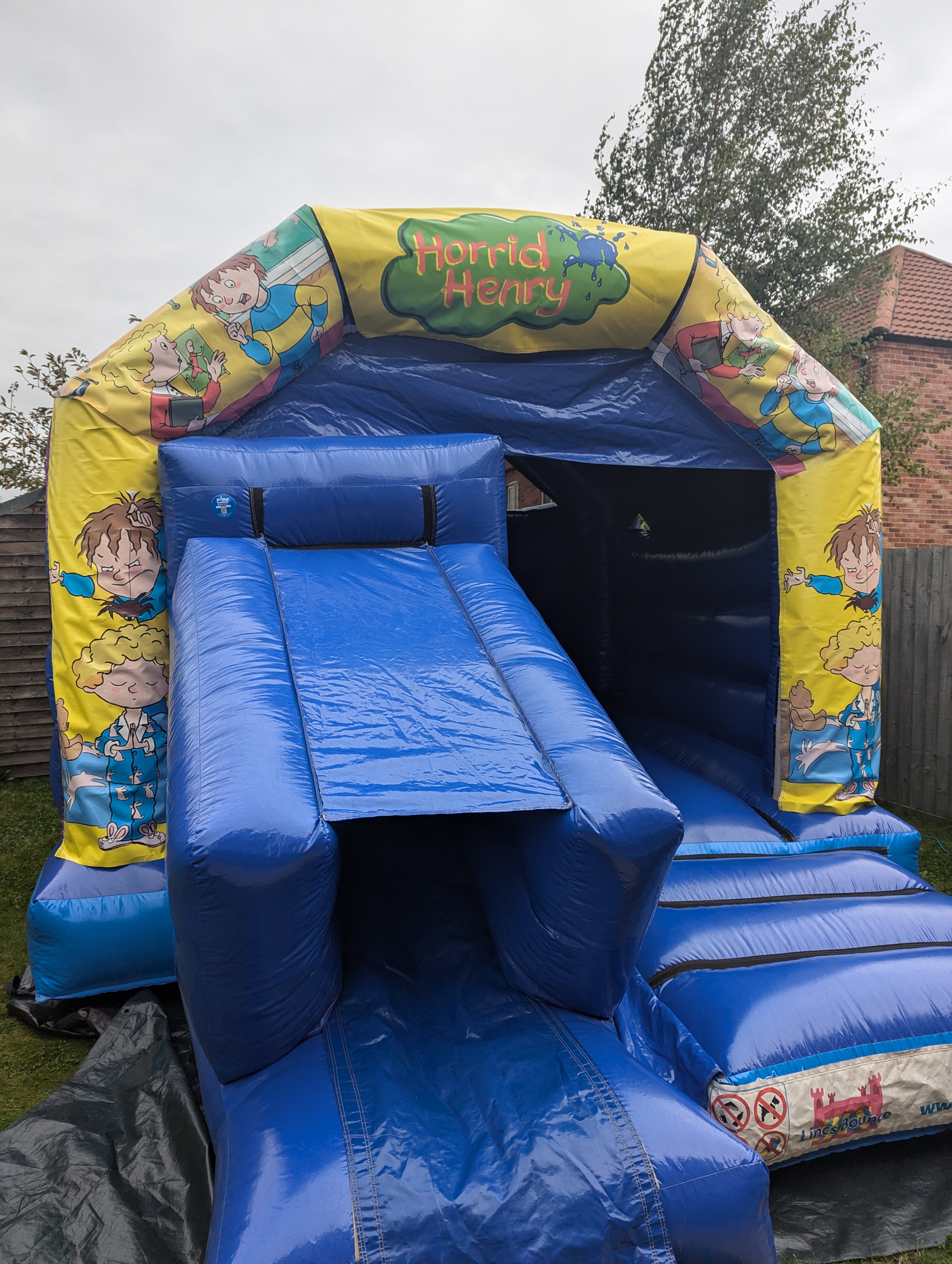Dance & Bounce Front Combi with Horrid Henry artwork - Hire in Lincoln ...