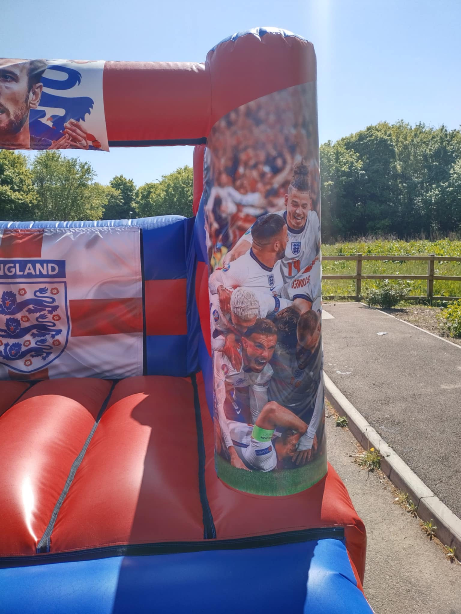 Football bouncy castle - best bouncy castle hire in Chichester