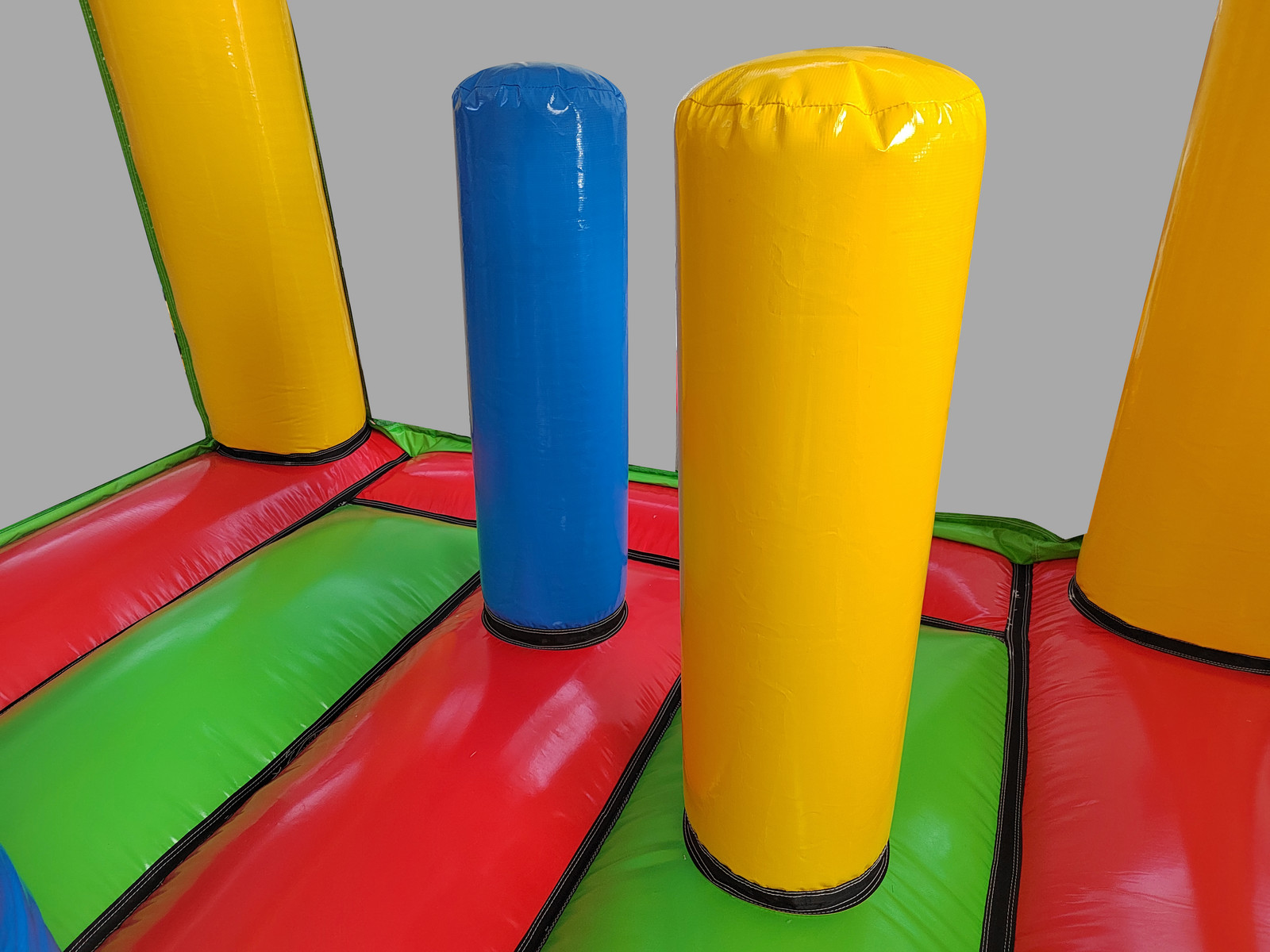 BBOL-245 - 11x16x9ft - Netted Mini Bouncer Combo (Red, Yellow, Green, L ...