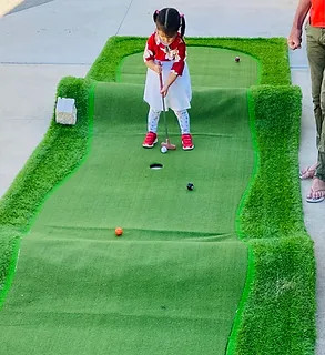 Portable 9 hole mini golf course - Mobile Game Hire in Rockingham ...
