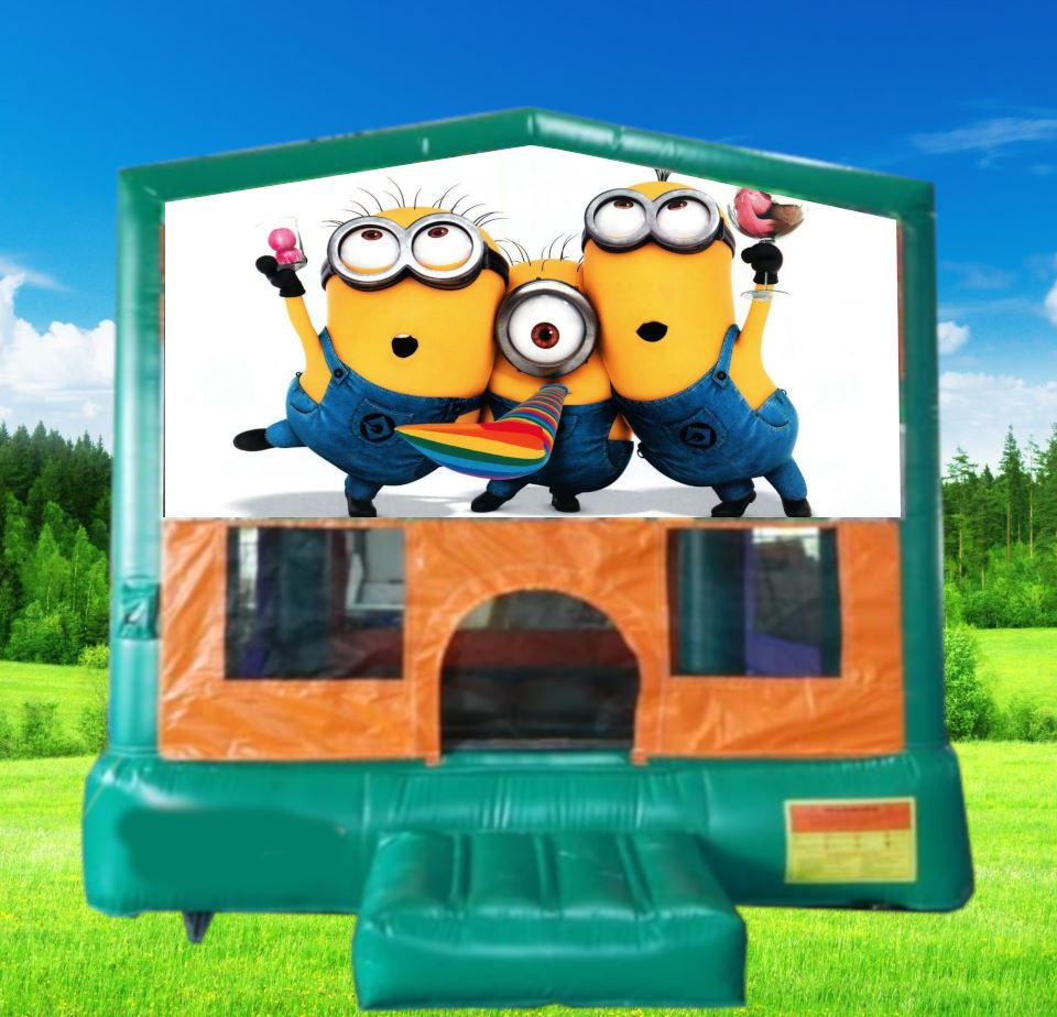 Minions Small Banner Castle - Jumping Castle Hire Brisbane, Jumping ...