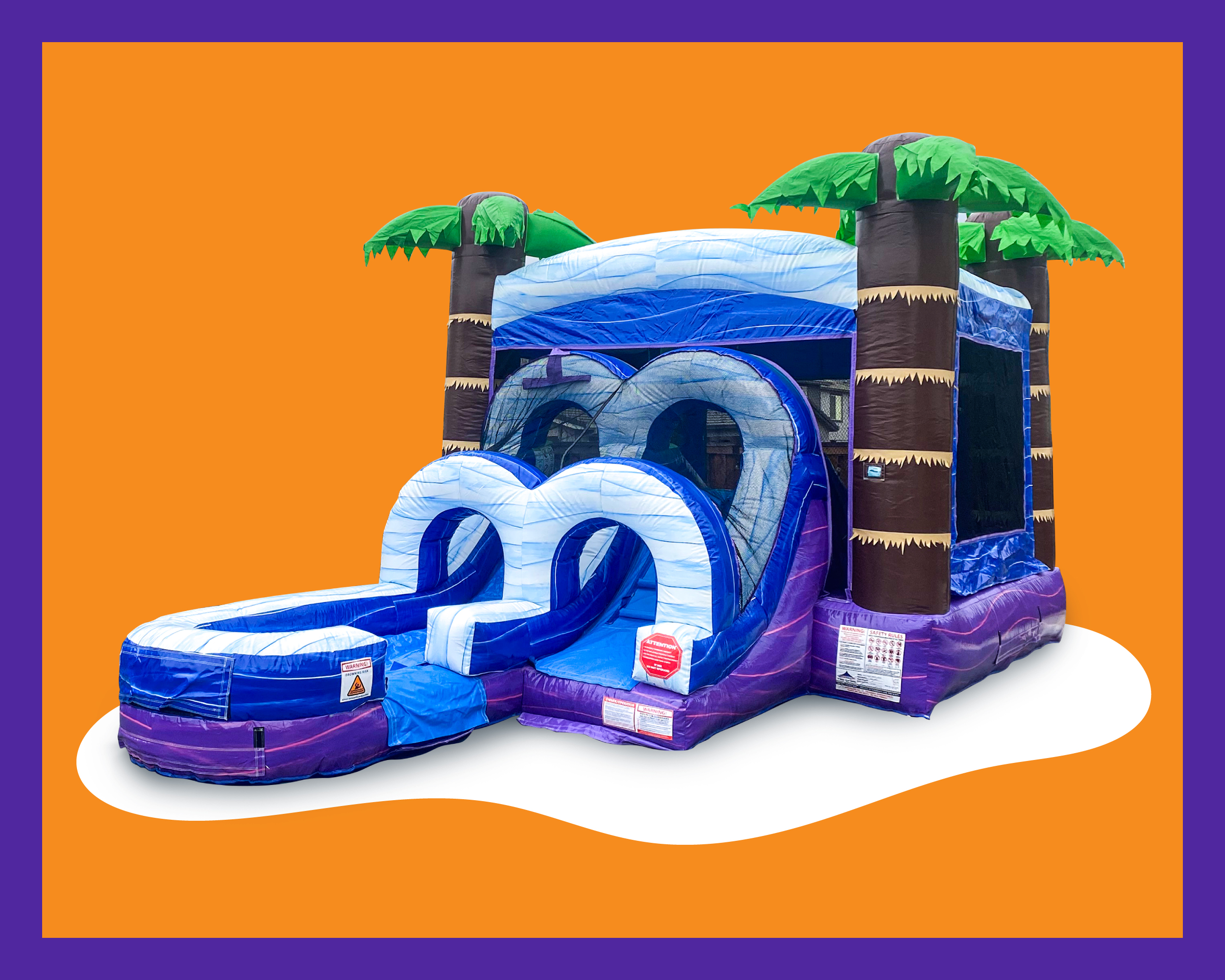 Jumper With Slide - Bounce House Rental in Ca | Marvelous Bounce House ...