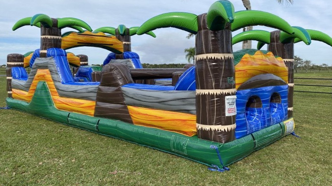 Race Through our Thrilling Tiki Dash Obstacle Course