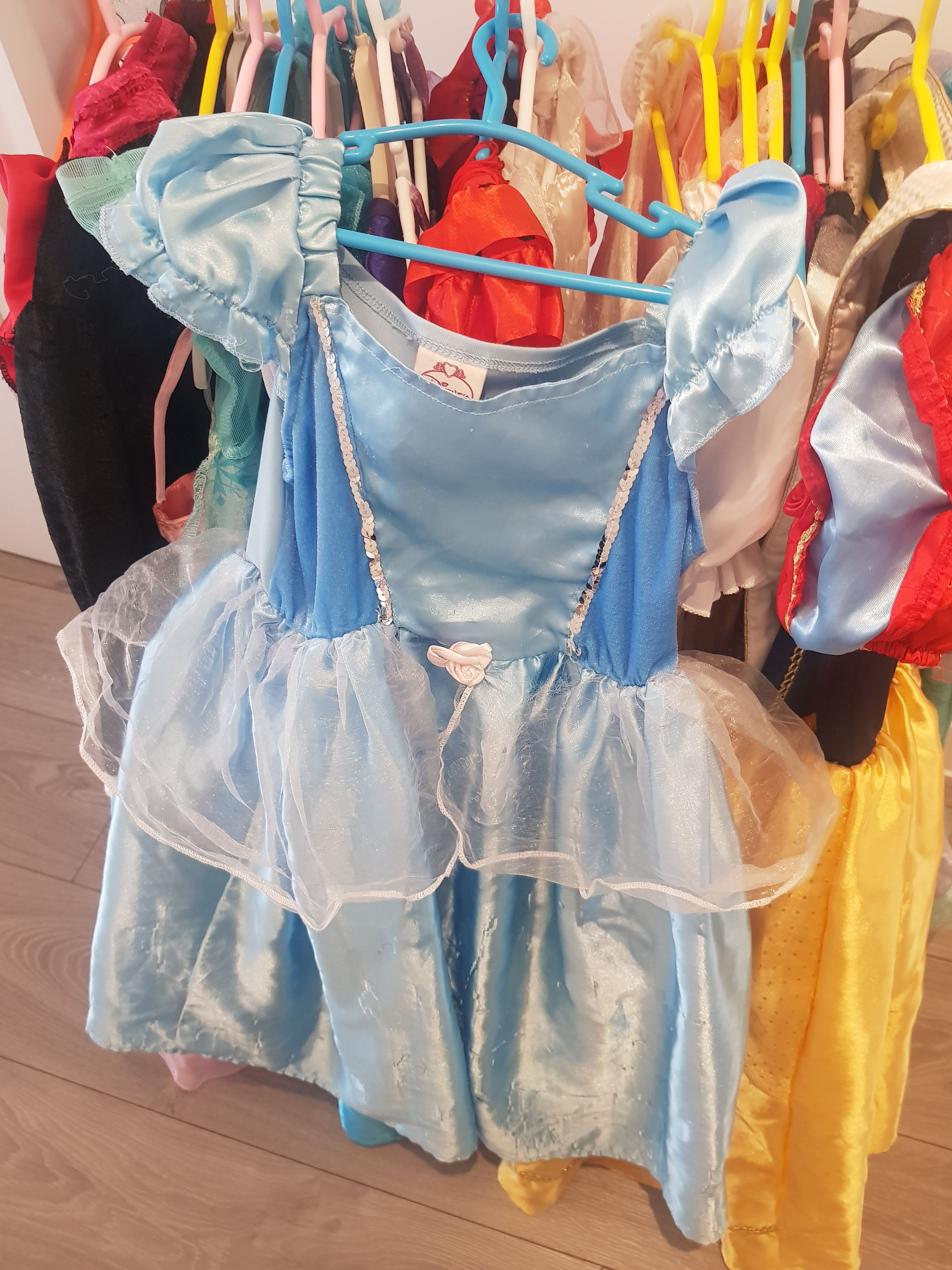 Girls Fancy Dress Rail - Bouncy Castle Hire, soft play hire, inflatable ...