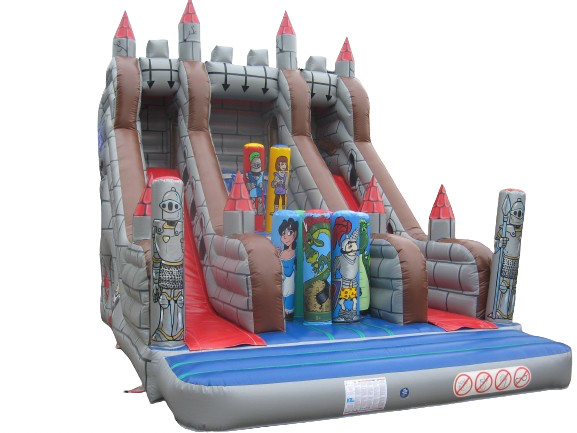 10ft Platform Twin Knight Slide - Inflatable Manufacturer in The UK ...