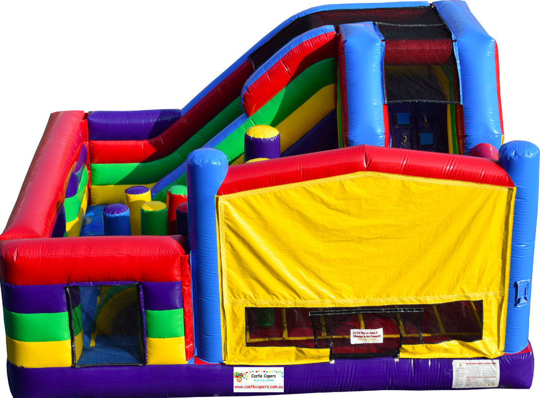 Multi Challenge Obstacle Course Hire Adelaide | Bouncy Castle
