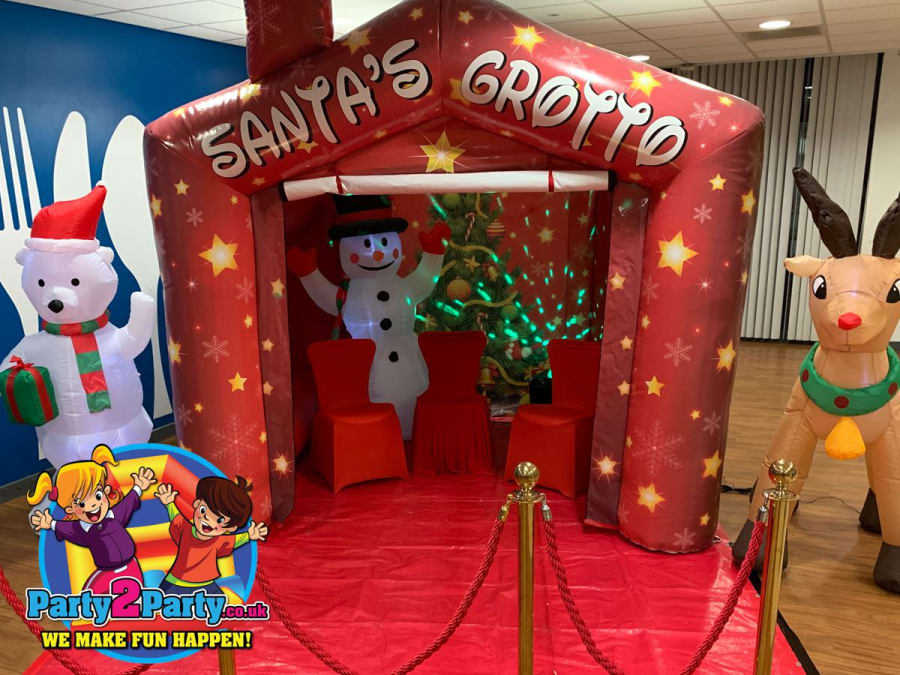 Santa Claus Hire and his Inflatable Grotto Nottingham