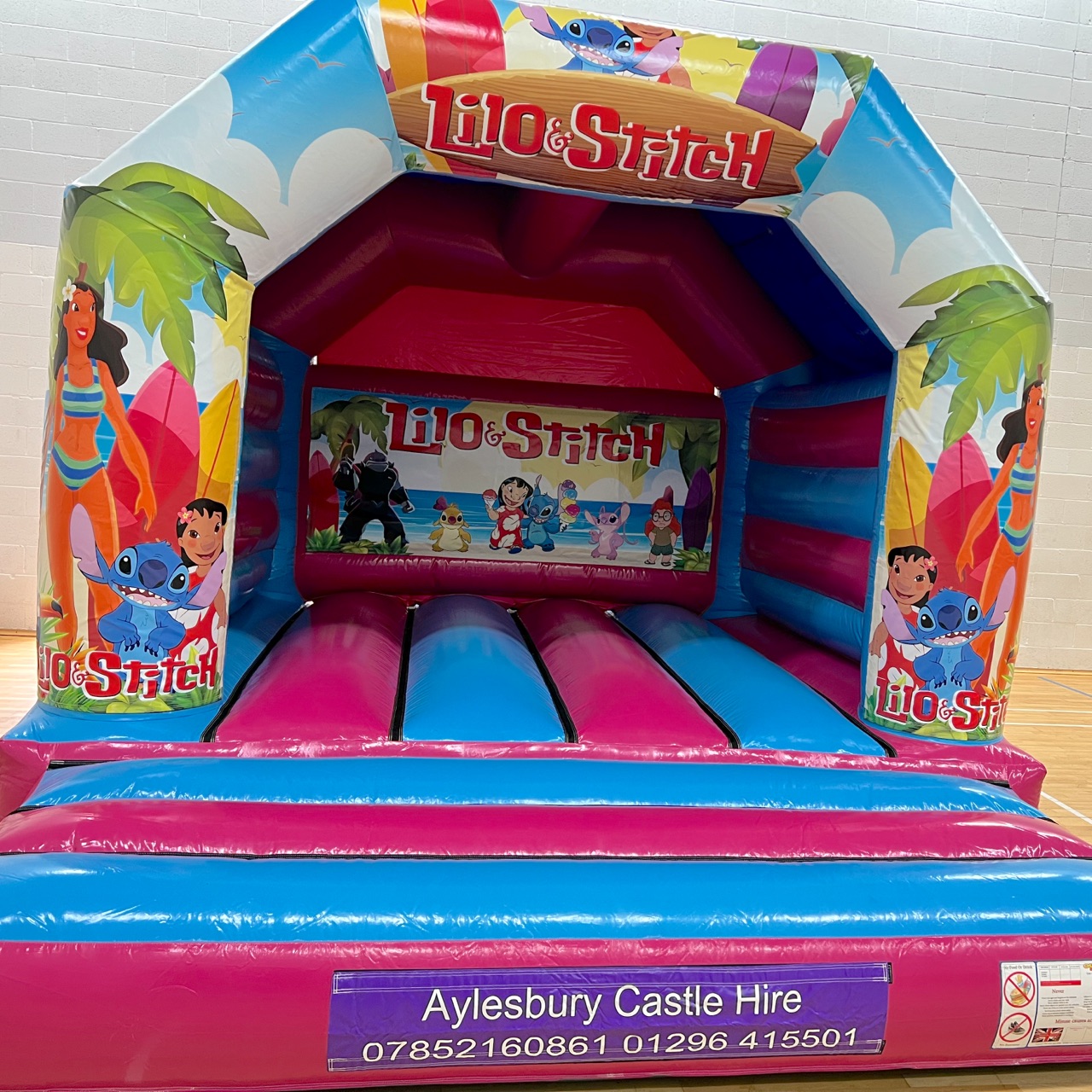 12.5ft x 15.5ft Lilo & Stitch Bouncy Castle - Bouncy Castle Hire in ...