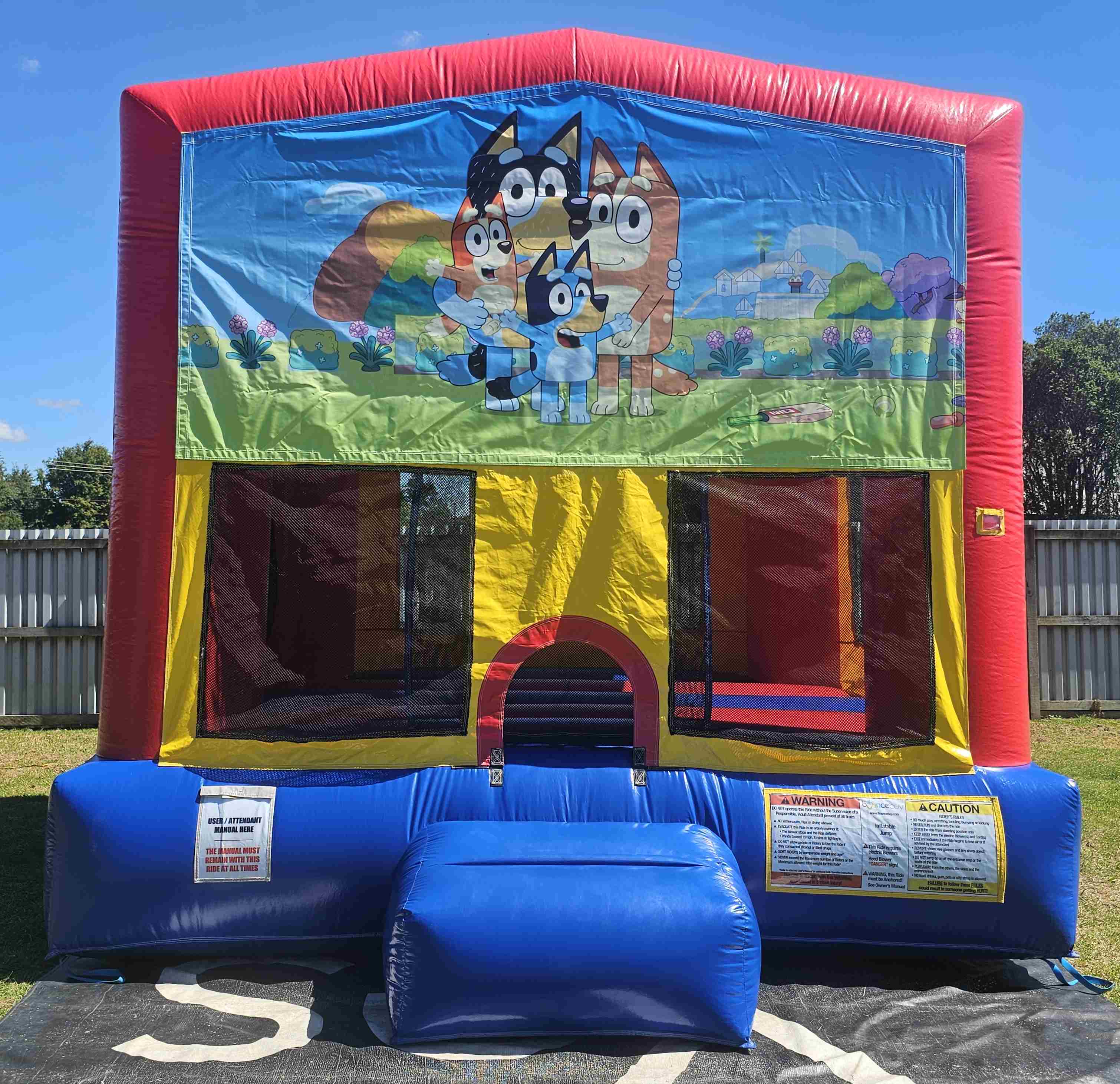 BLUEY Bouncy Castle small - Hire in Auckland, New Zealand | A1 BOUNCY ...