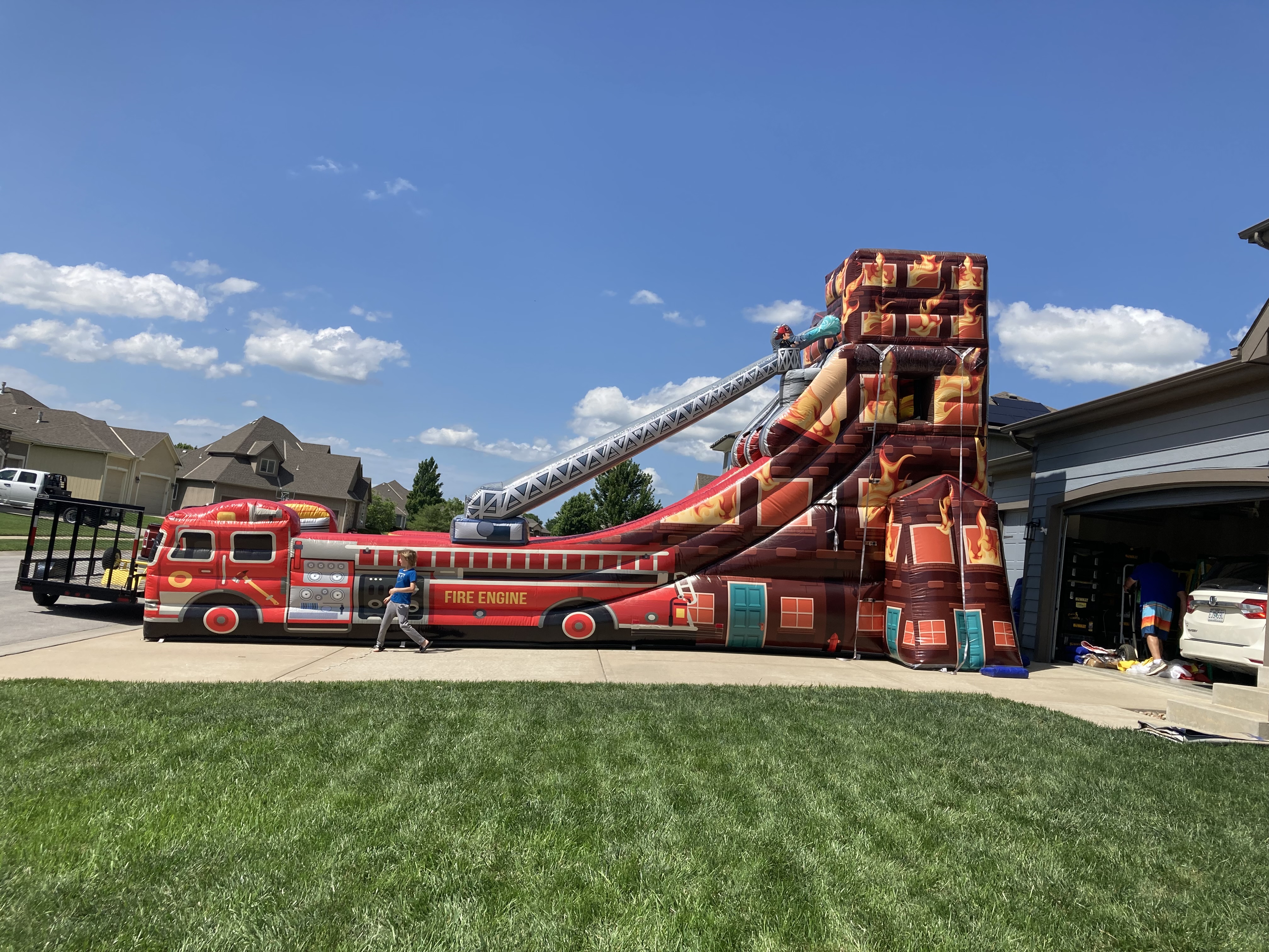 Inferno Rescue Dry Slide - Hire in Missouri | Summit Bounce