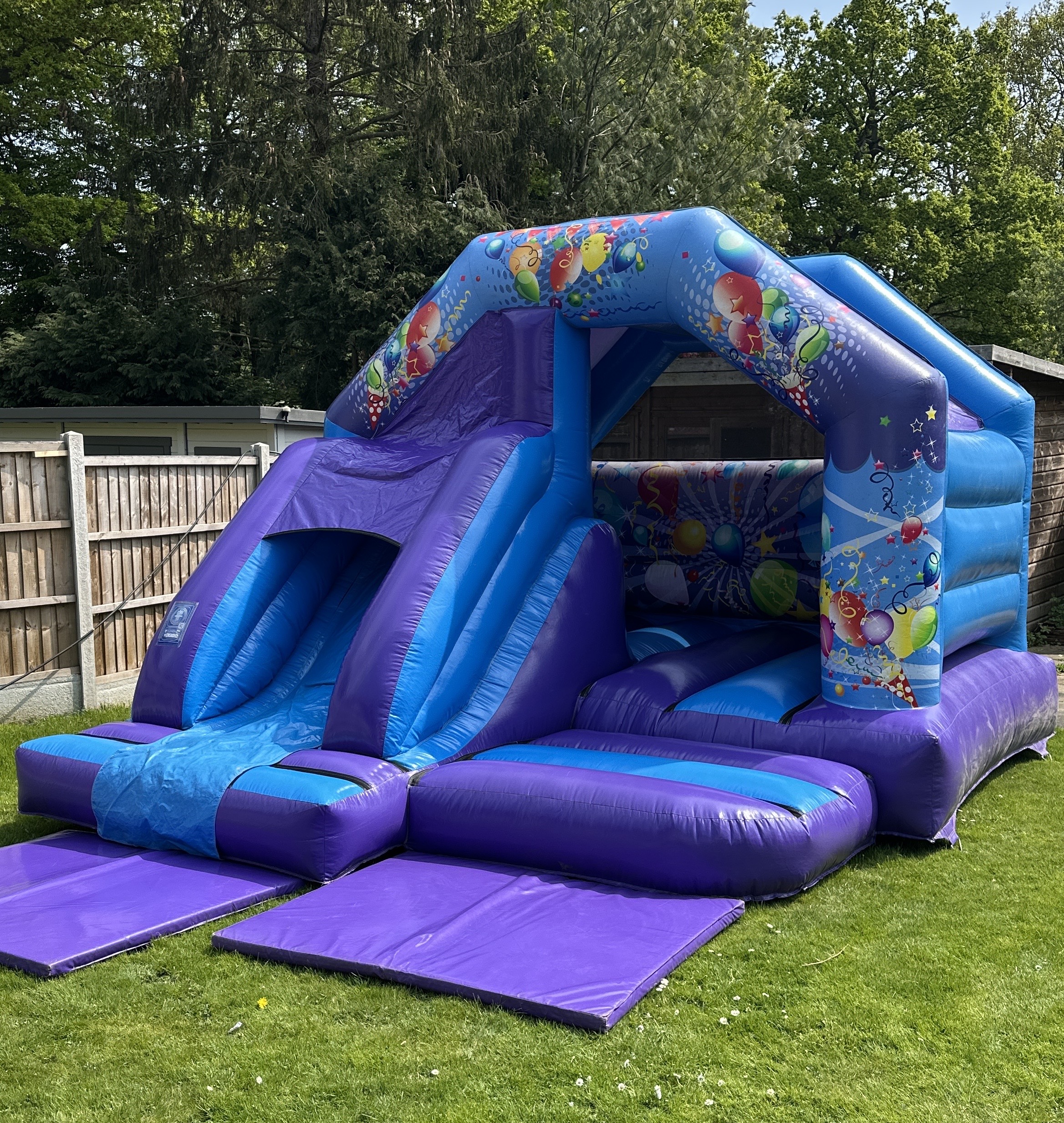 Front Slide Bouncy Castle Hire in Romford, Brentwood & Chelmsford