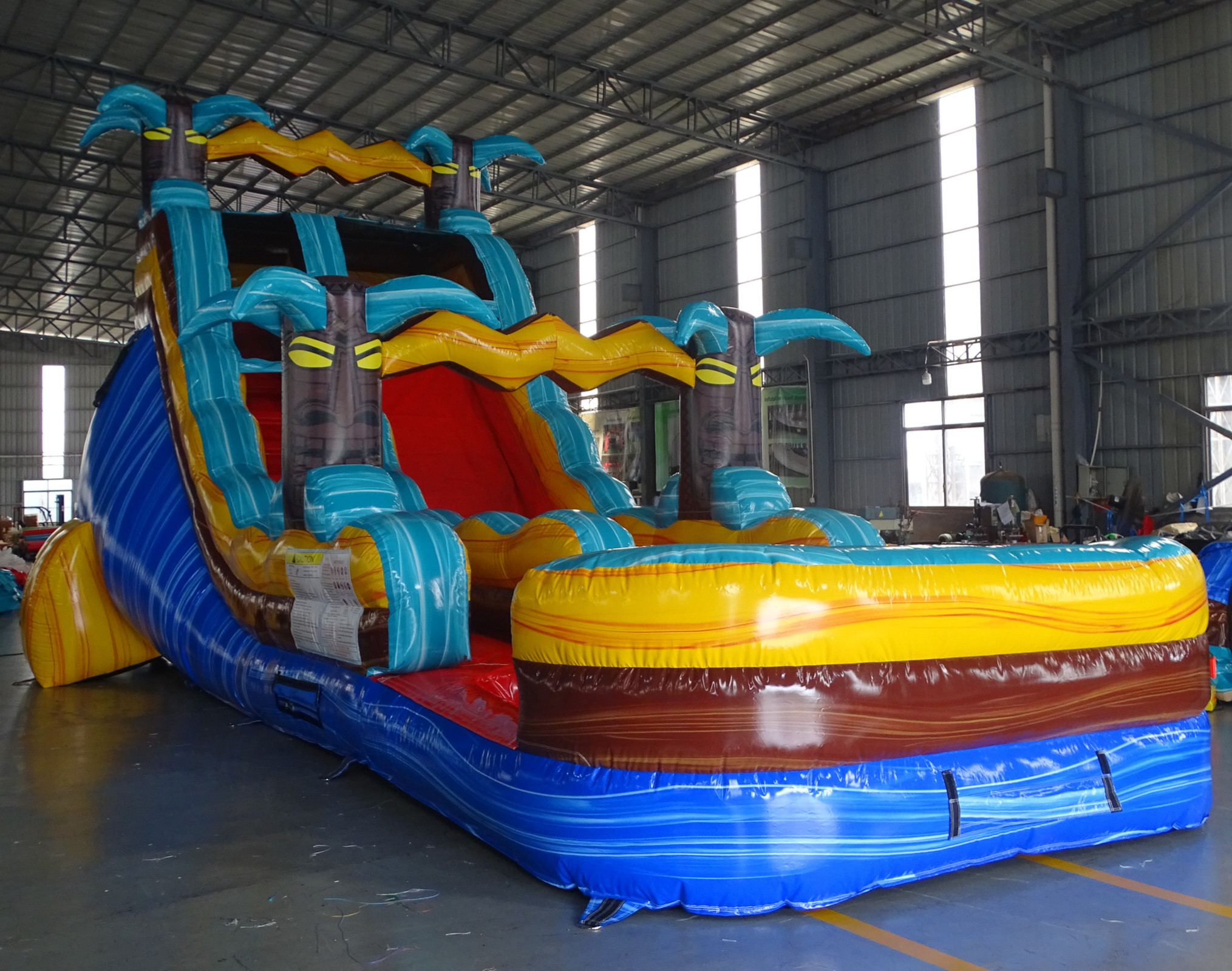20 ft Hawaiian Islander with deep pool - Best Bounce Houses and Water ...