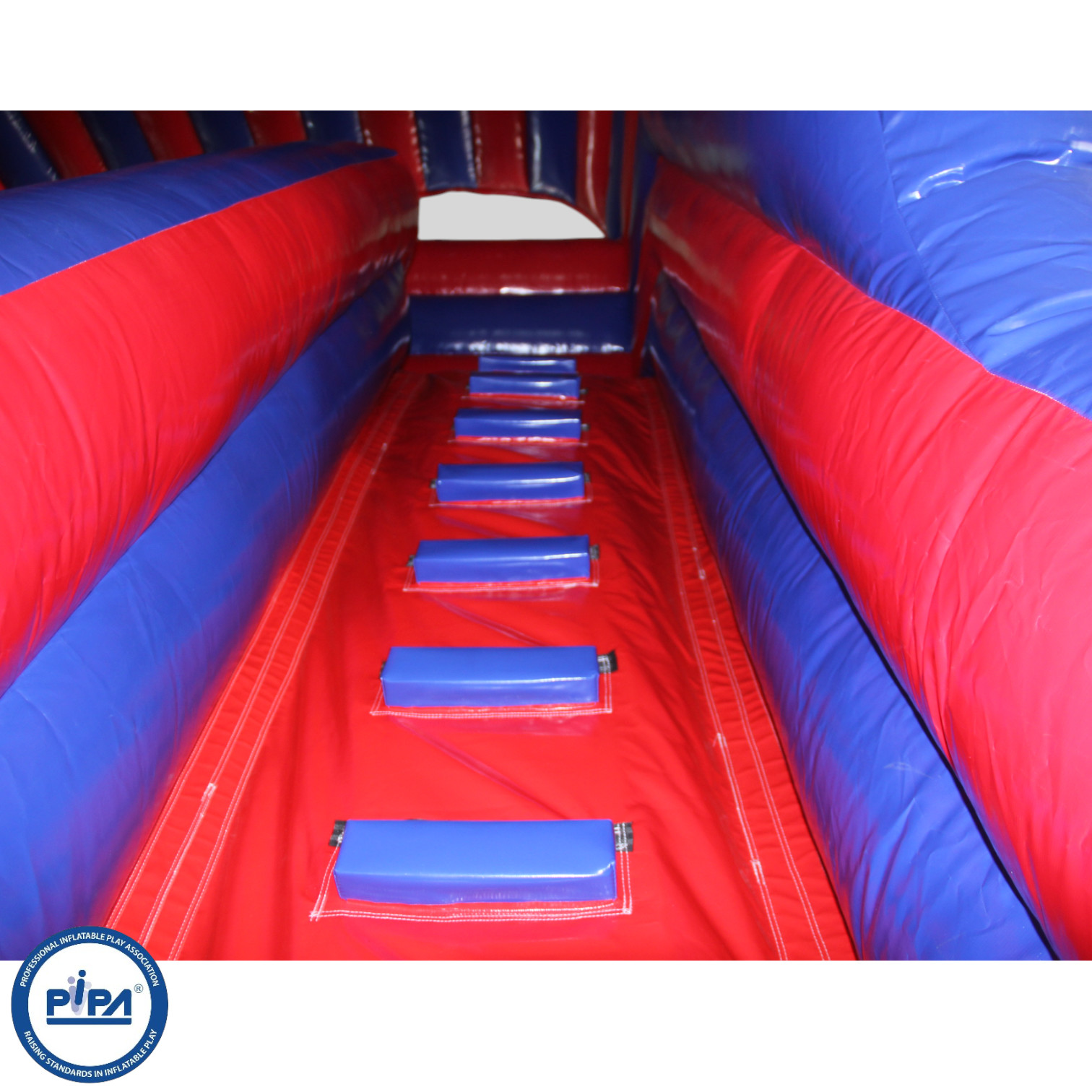 BBOL-01032 - 15x25x24ft - 15ft Platform Slide - (Red & Blue) - Bouncy ...
