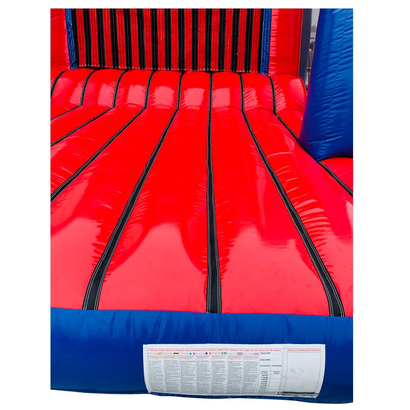 BBOL-132- 13x20x13ft - Bar Fly / Velcro Wall - (Red & Blue) - Bouncy ...