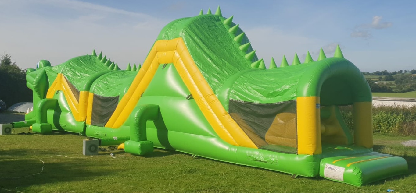 55 ft Large Crocodile OB With Large Slide..... HIRE 1 DAY AND GET ...