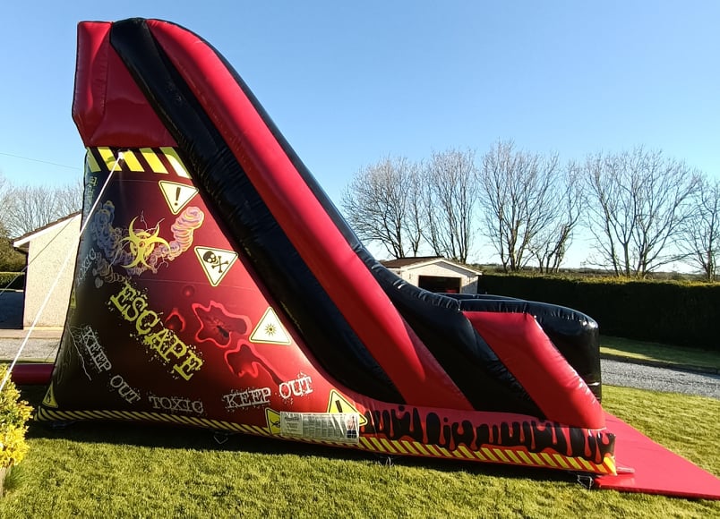 Toxic Inflatable Slide Hire | Kinsale, Carrigaline, Cork City & More
