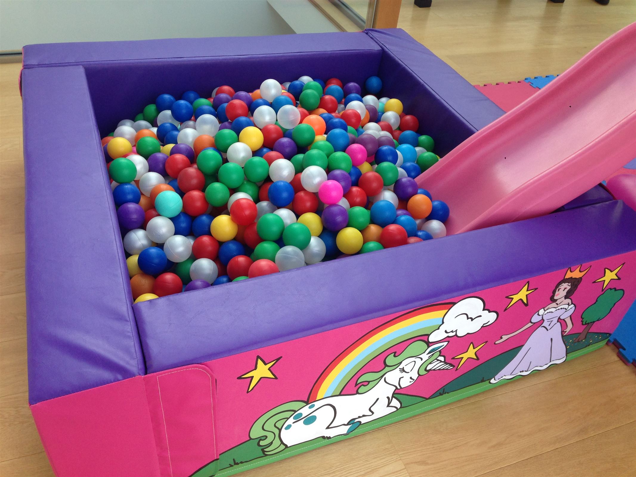 Unicorn Themed Ball Pond for hire London