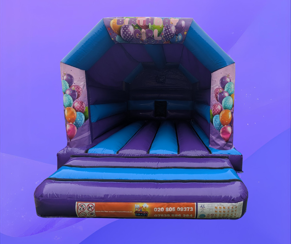 Purple & Blue Castle - Inflatables Hire in London, greenwich , charlton ...
