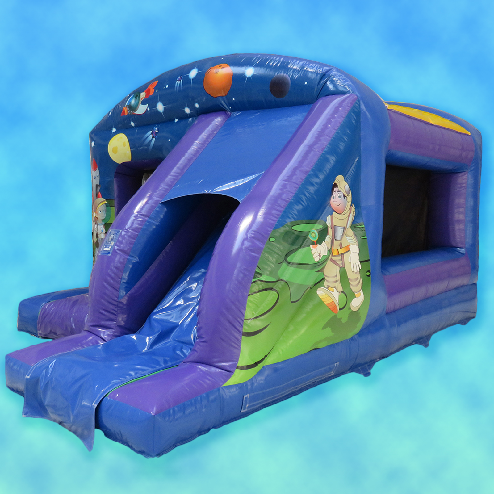 Space Alien Bounce N Slide (12ft x 18ft) - Bouncy Castle Hire in Bath ...