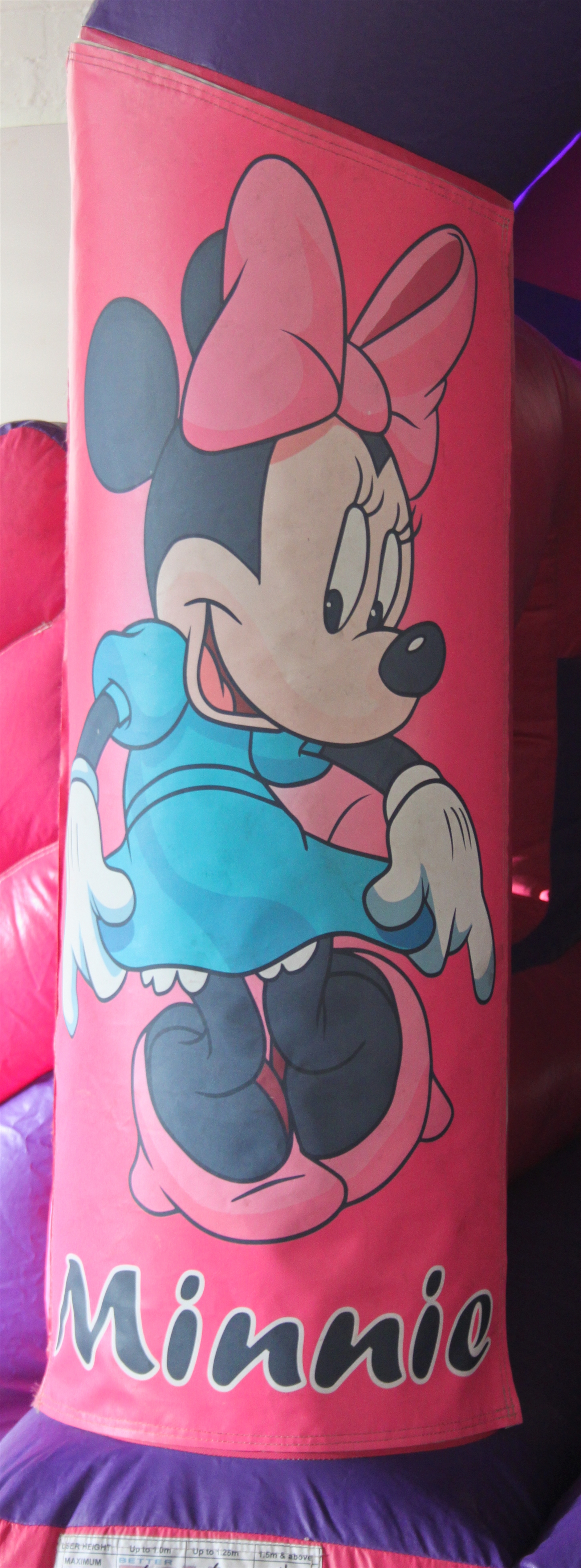Minnie Mouse Bouncy Castle With Inflatable Slide