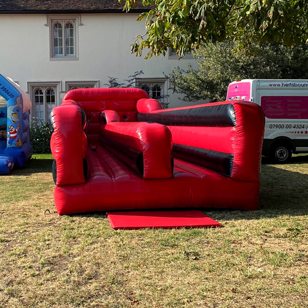 Inflatable Bungee Run Black & Red - Inflatable, Bouncy Castle ...