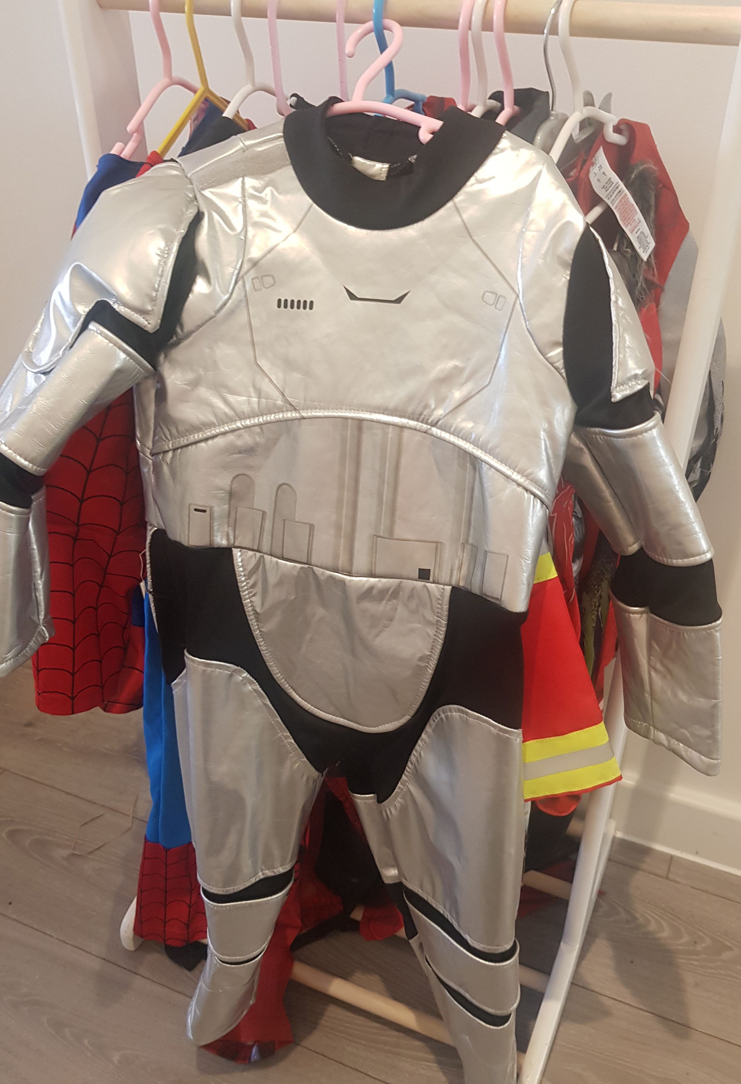 Boys Fancy Dress Rail - Bouncy Castle Hire, soft play hire, inflatable ...