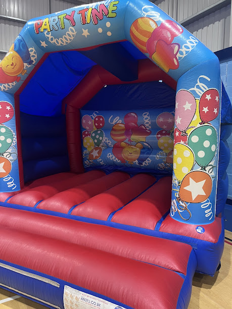 Party Time Bouncy Castle for Hire – Fun & Colorful Inflatable for Kids
