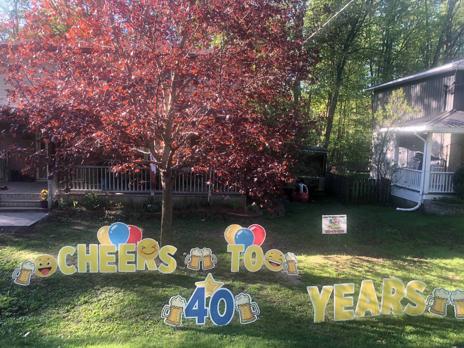Beer Mug Yard Sign - Bounce House Hire + Yard Greetings in Peterborough ...