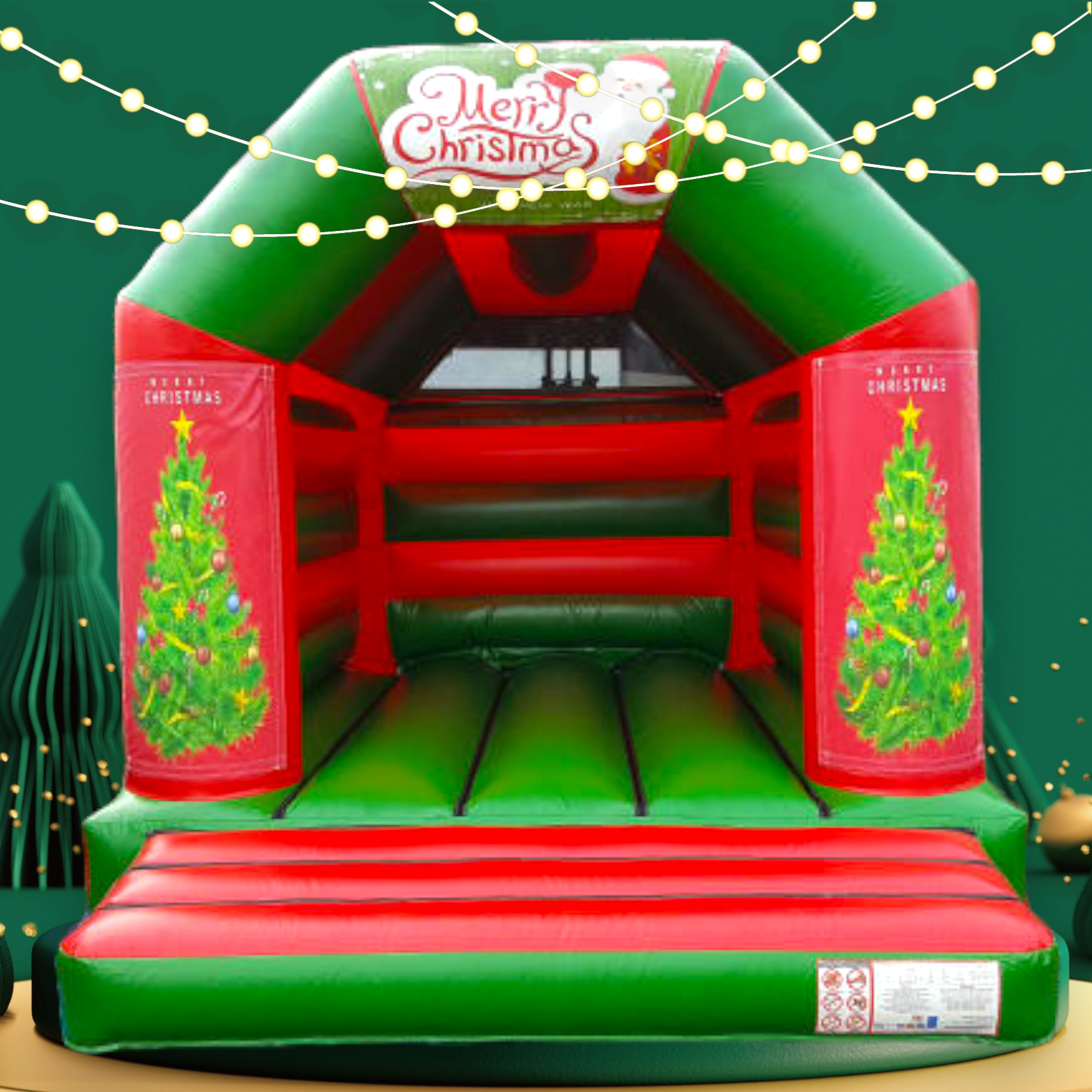 11ft x 14ft Velcro Christmas Castle - Bouncy Castle Sales in the UK ...