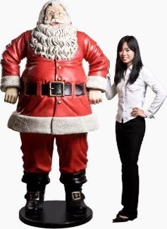 Santa Claus Statue - Bouncy Castle Hire in Gillingham, Chatham ...