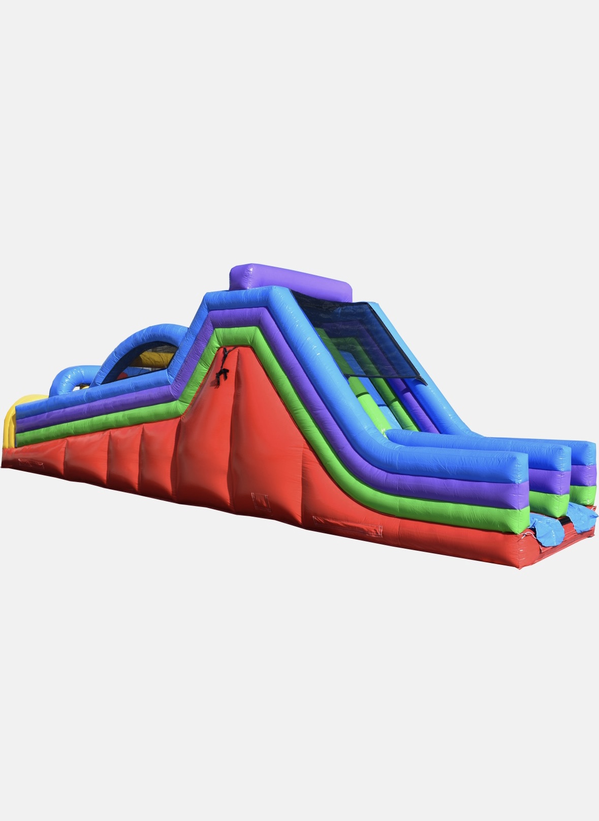 45ft Obstacle Course with Double Slide - Party Inflatable Rentals in Texas | Jumpflatables