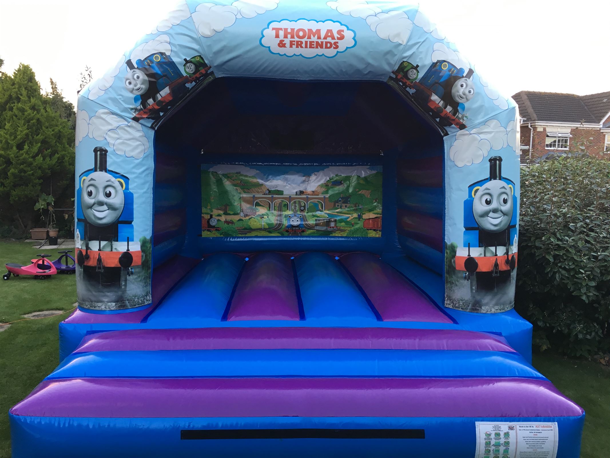 Thomas the Tank Bouncy Castle - Bouncy Castle Hire in South Yorkshire ...