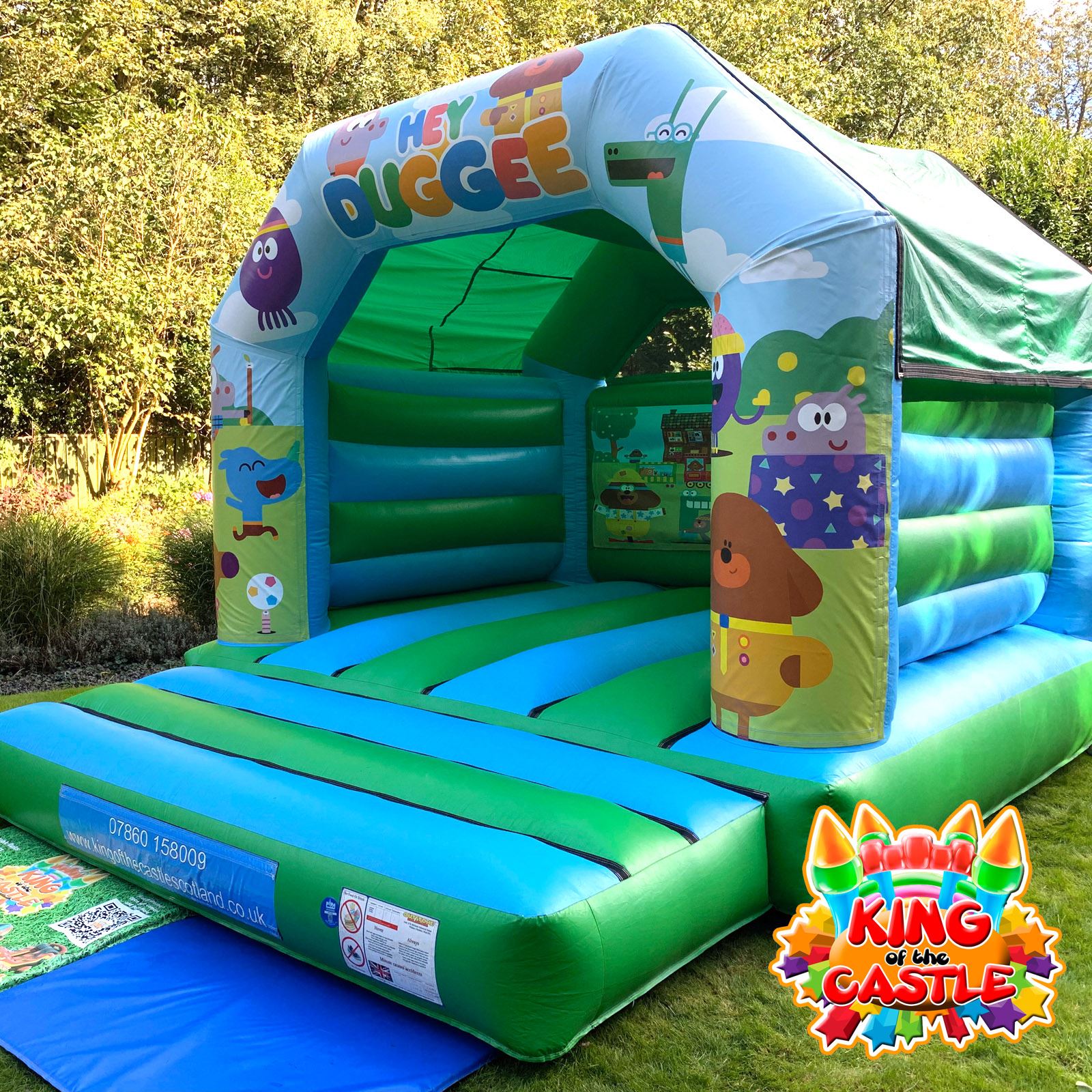 Hey Duggee Bouncy Castle - Bouncy Castle Hire | Disco Dome Hire ...
