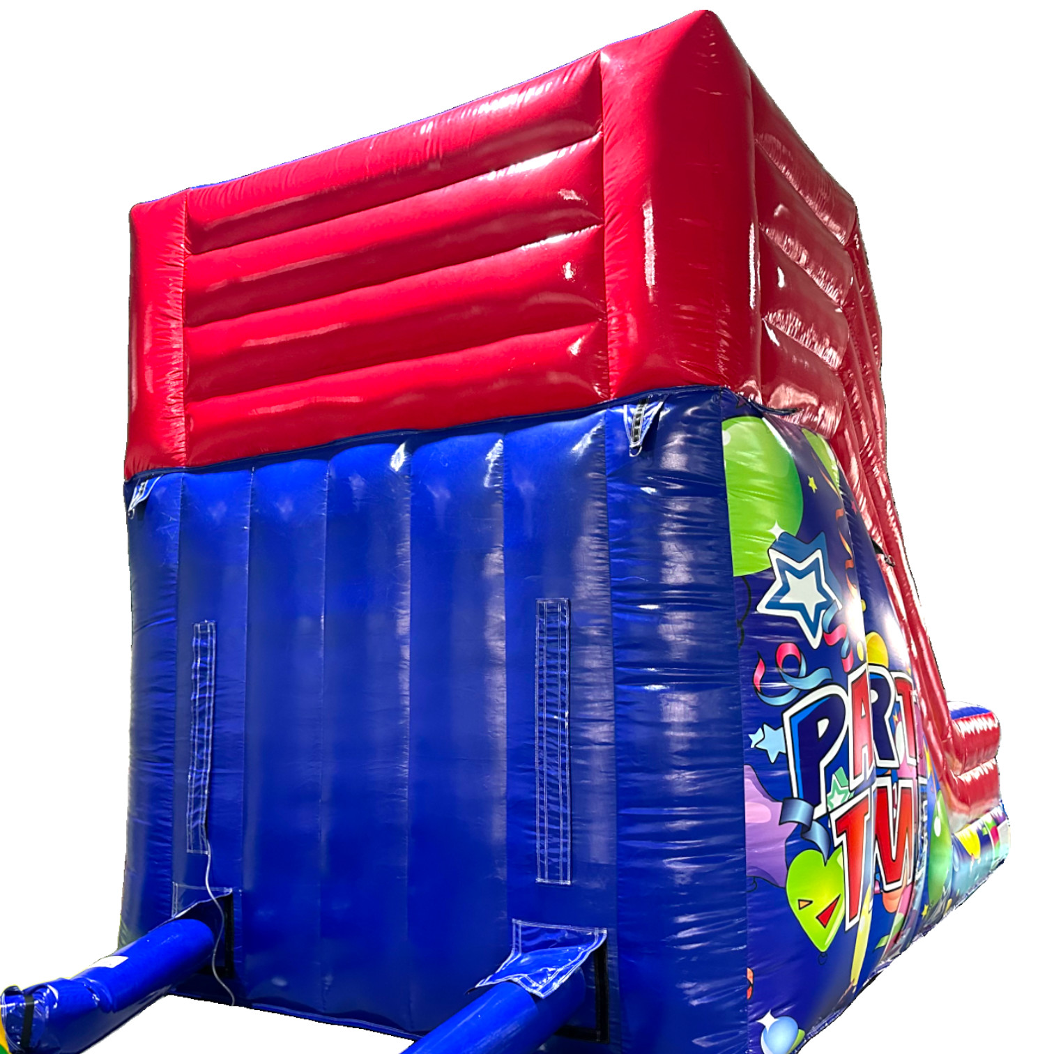 Red & Blue Party Super Slide 18x12ft – UK Made