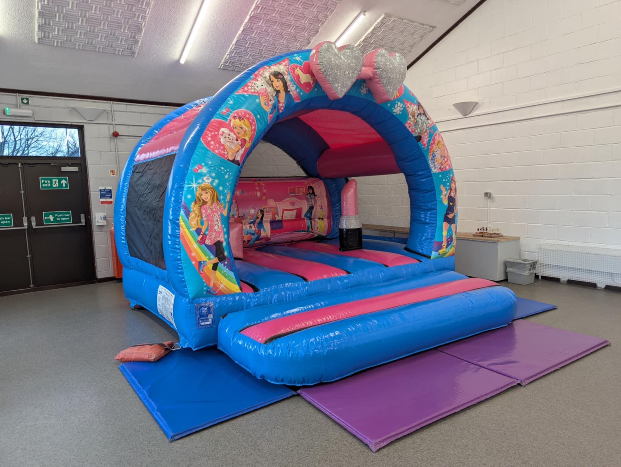 3D Barbie Glam Bouncy Castle - Bouncy Castle Hire in Milton Keynes ...