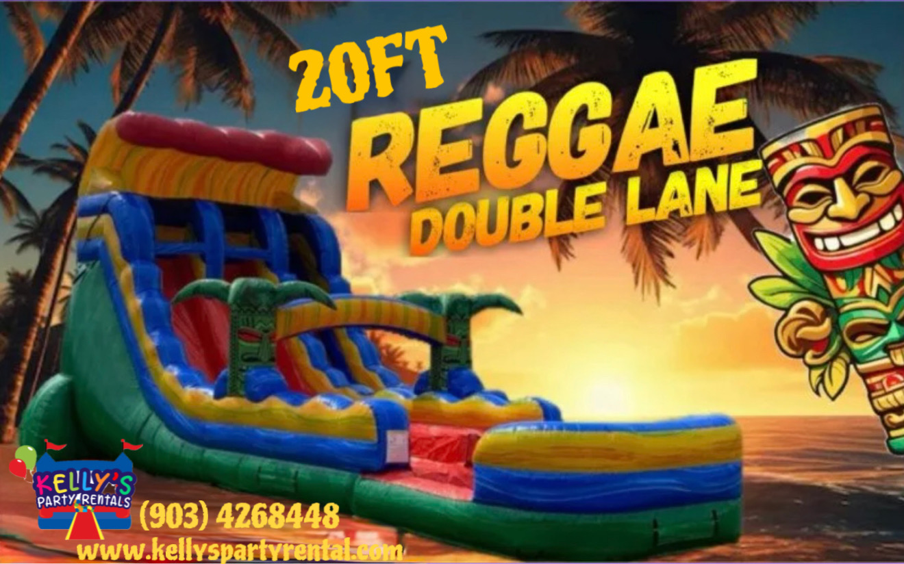 Reggae Double Water Slide | Flint, Tyler, Whitehouse, Bullard, Arp
