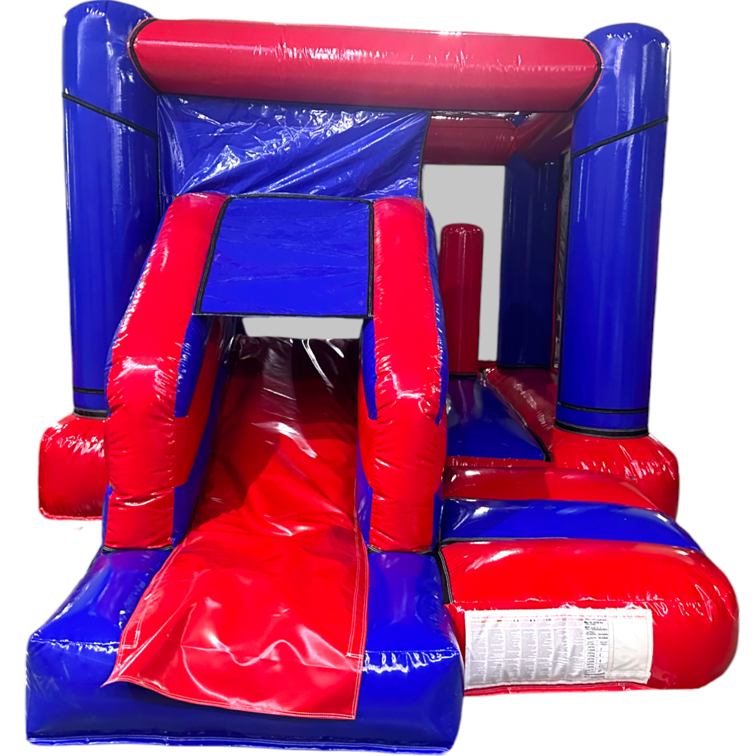 BBOL-245 - 11x16x9ft - Netted Mini Bouncer Combo (Red & Blue Velcro ...