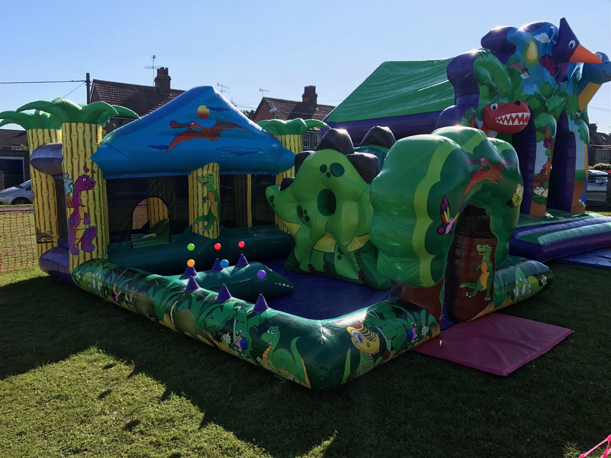 Dino Activity Play Den - Bouncy castle & Fairground ride hire ...